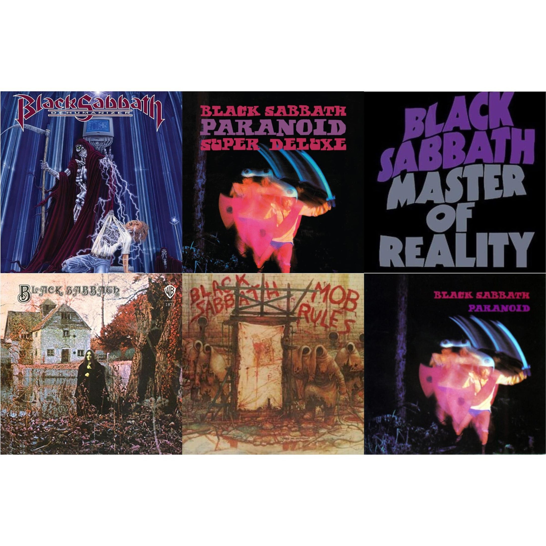 Black Sabbath (180G) & Paranoid & Master Of Reality & Paranoid (Deluxe ...