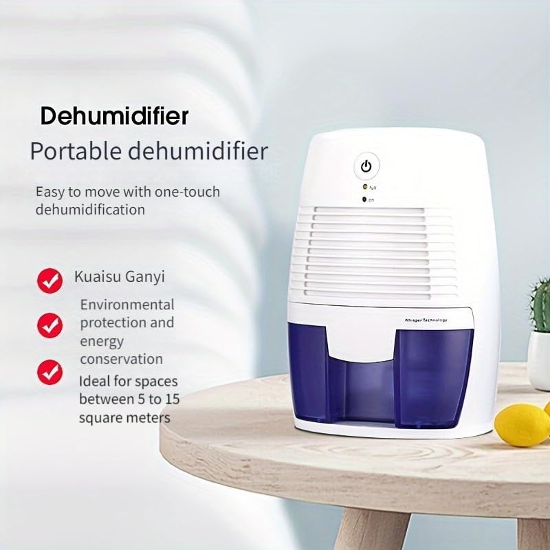 Dehumidifier, 1 Portable Powered Home Dehumidifier, Small for 215 ...