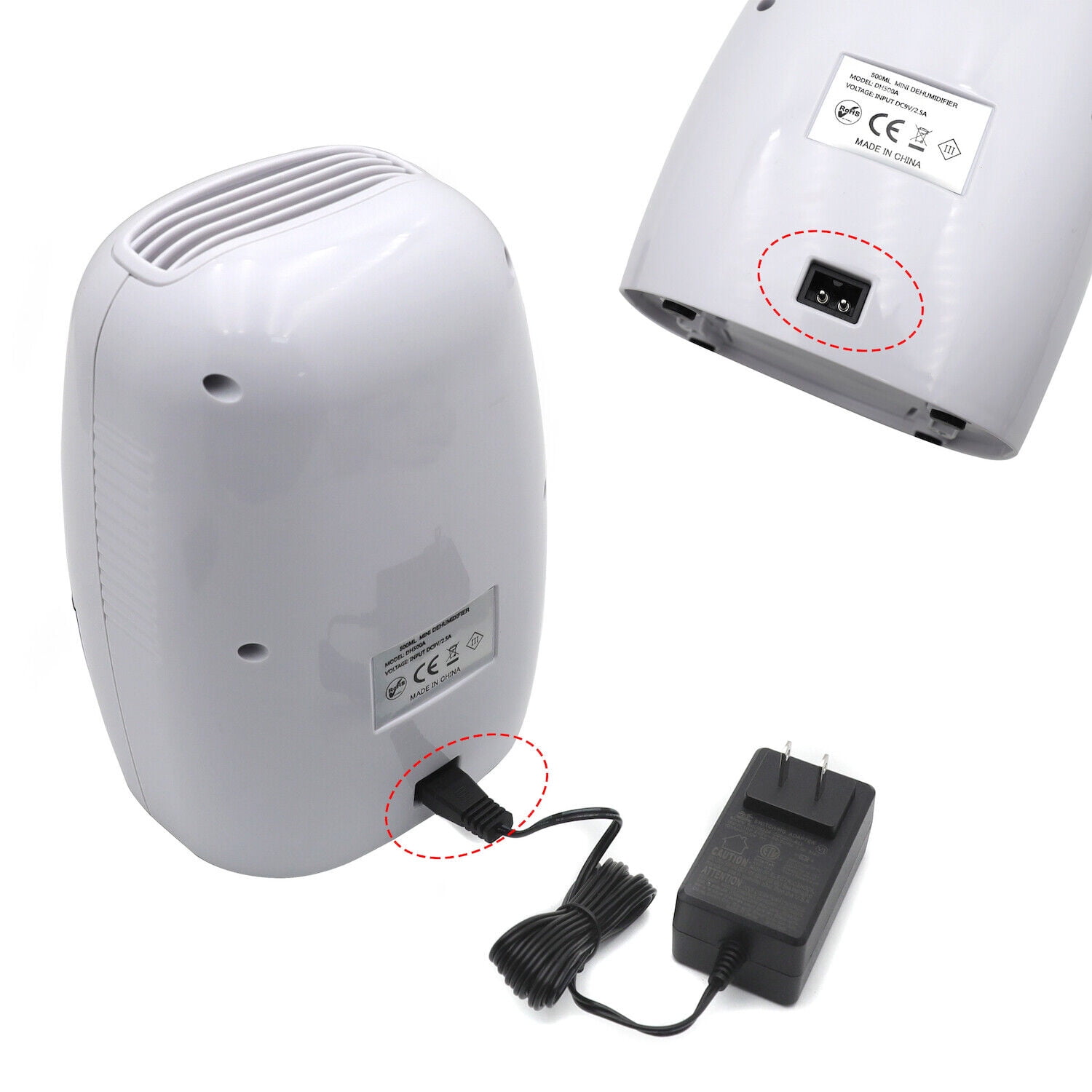 Dehumidifier W/ Auto Shut Off For 1200 Cubic Feet (215 sq ft) Home Bedroom Basem - Walmart.com