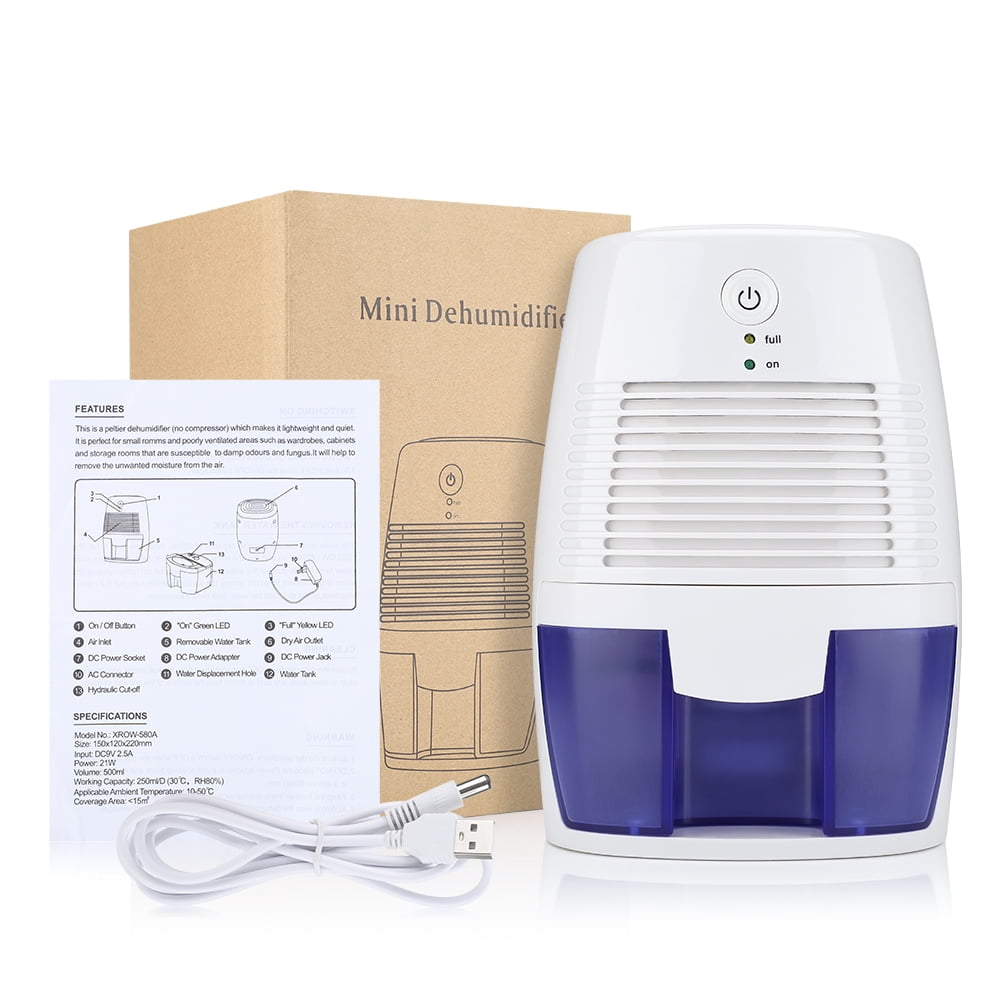 Dehumidifiers Small for Basements, Home Mini Dehumidifier Quiet for ...