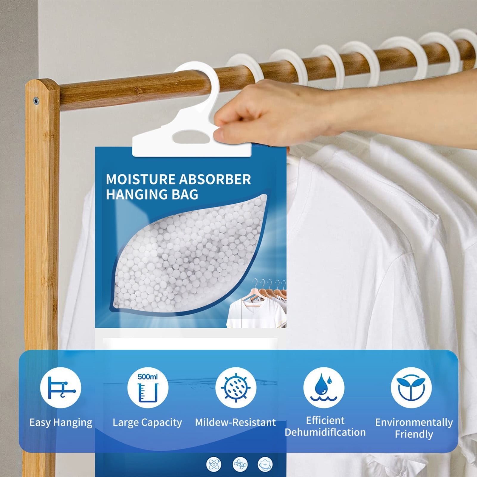 Dehumidifying Bag under $5! Xqxayjr Calcium Chloride Dehumidifier Bags ...