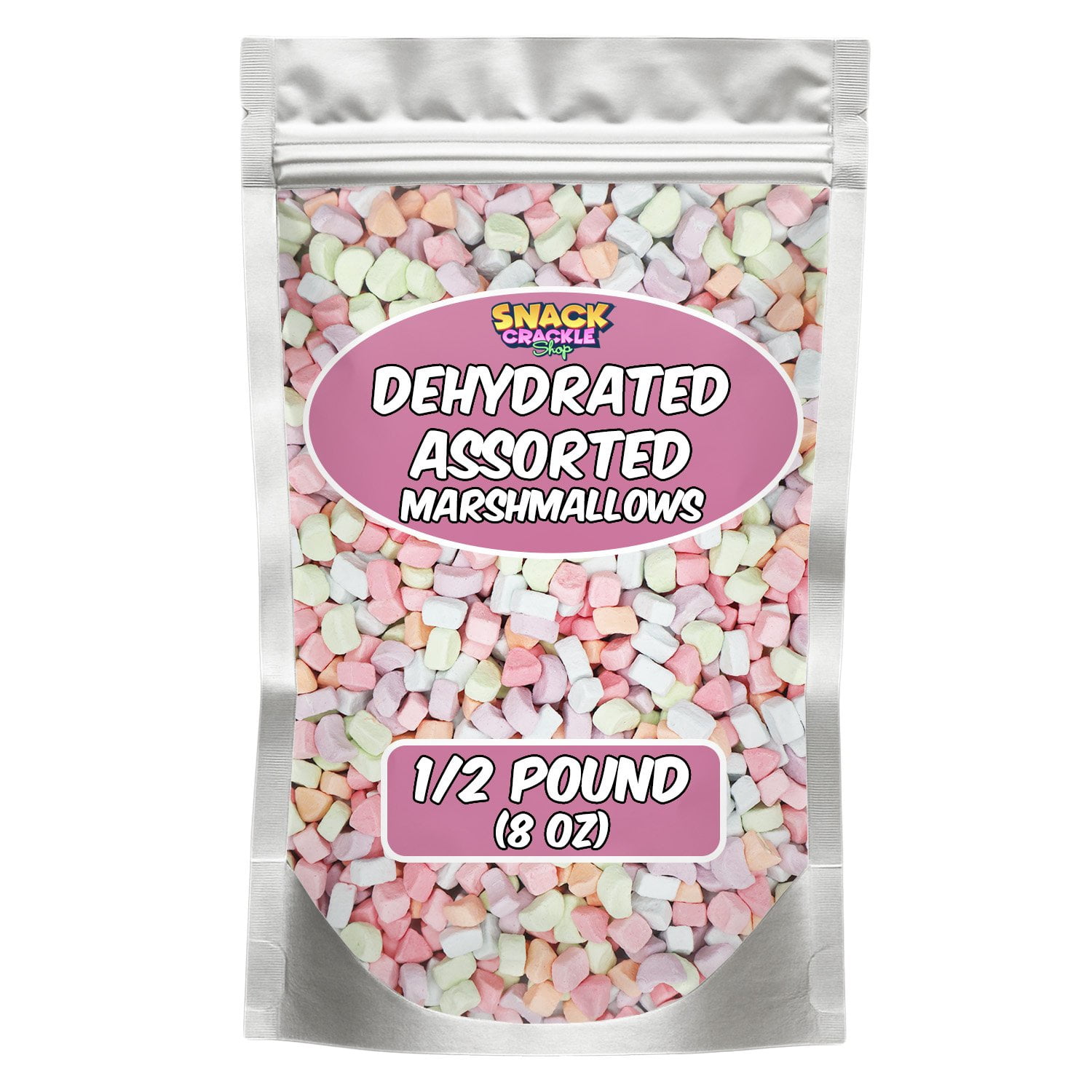 Dehydrated Assorted Marshmallows Bulk Bag of Colorful Cereal Style Mini ...