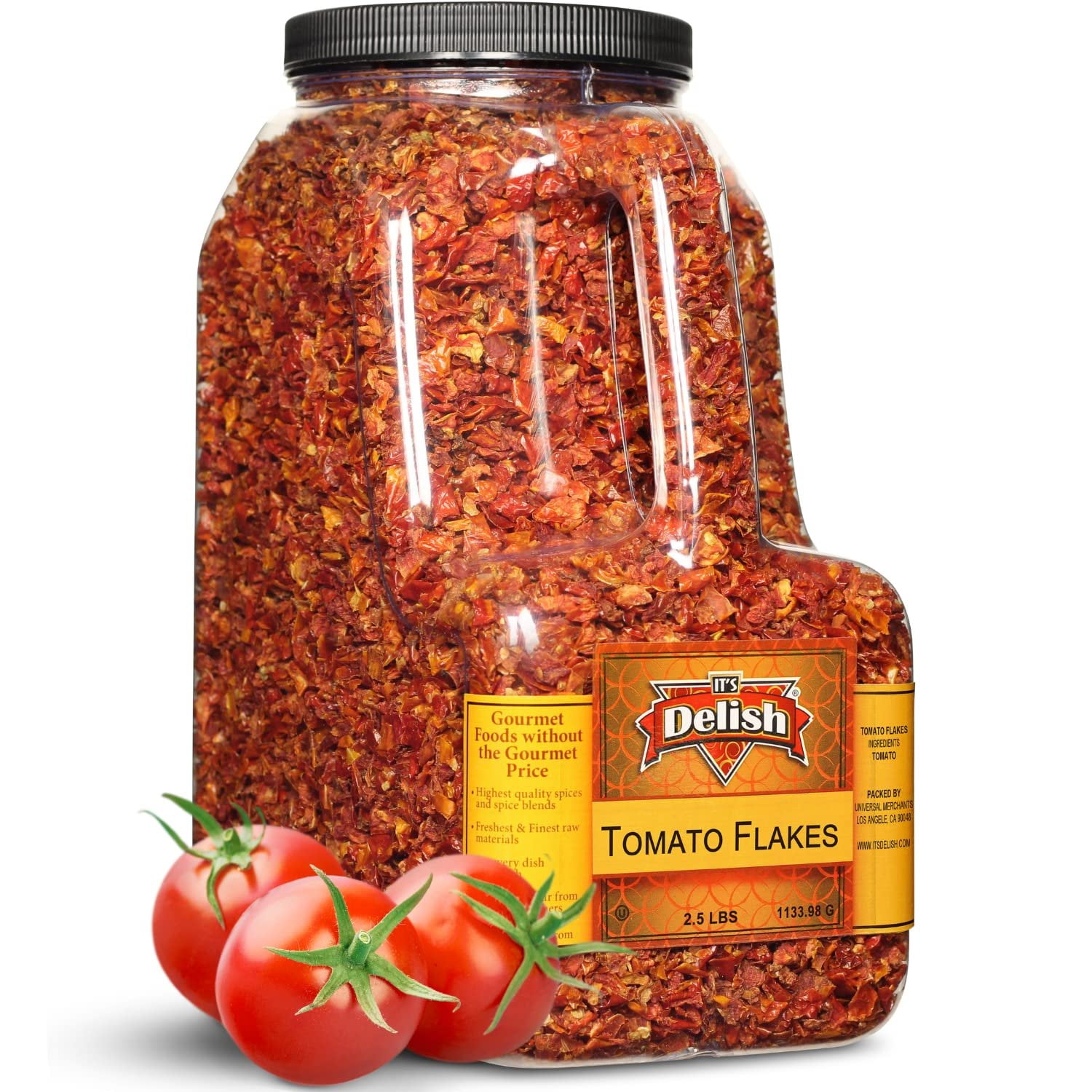 Premium Dehydrated Dried Tomato Flakes by It's Delish 2.5 LBS Bulk ...