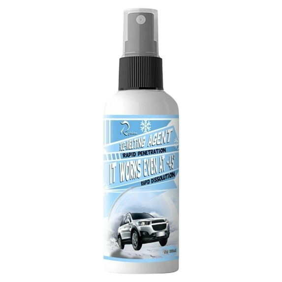Deicer for Car Windshield 120ml Fast Ice & Snow Melting Spray Snow for ...
