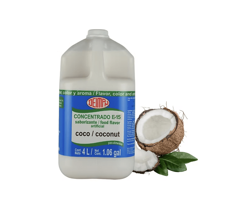 Deiman Coconut Concentrate Flavor and Color (1.06 gal)- for ice cream ...