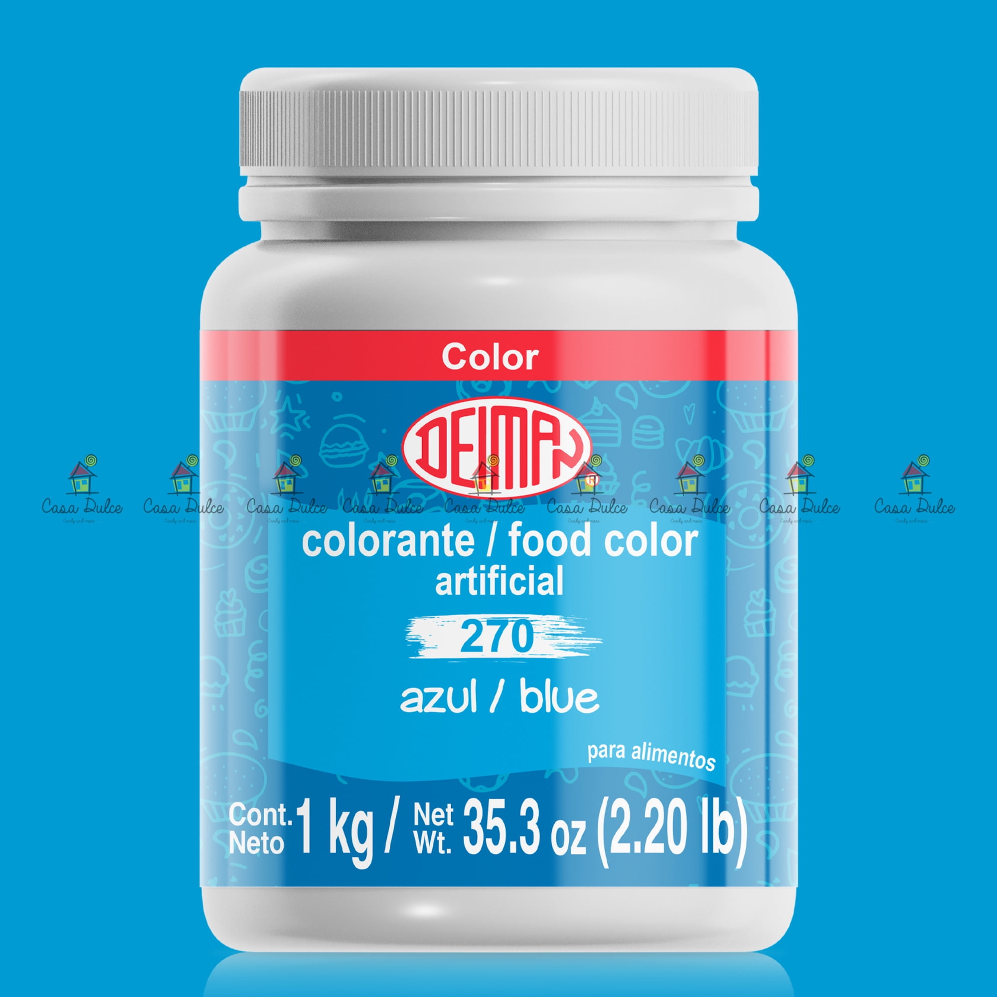 Deiman - Colorante Azul/blue (270) 6/1kg - Walmart.com