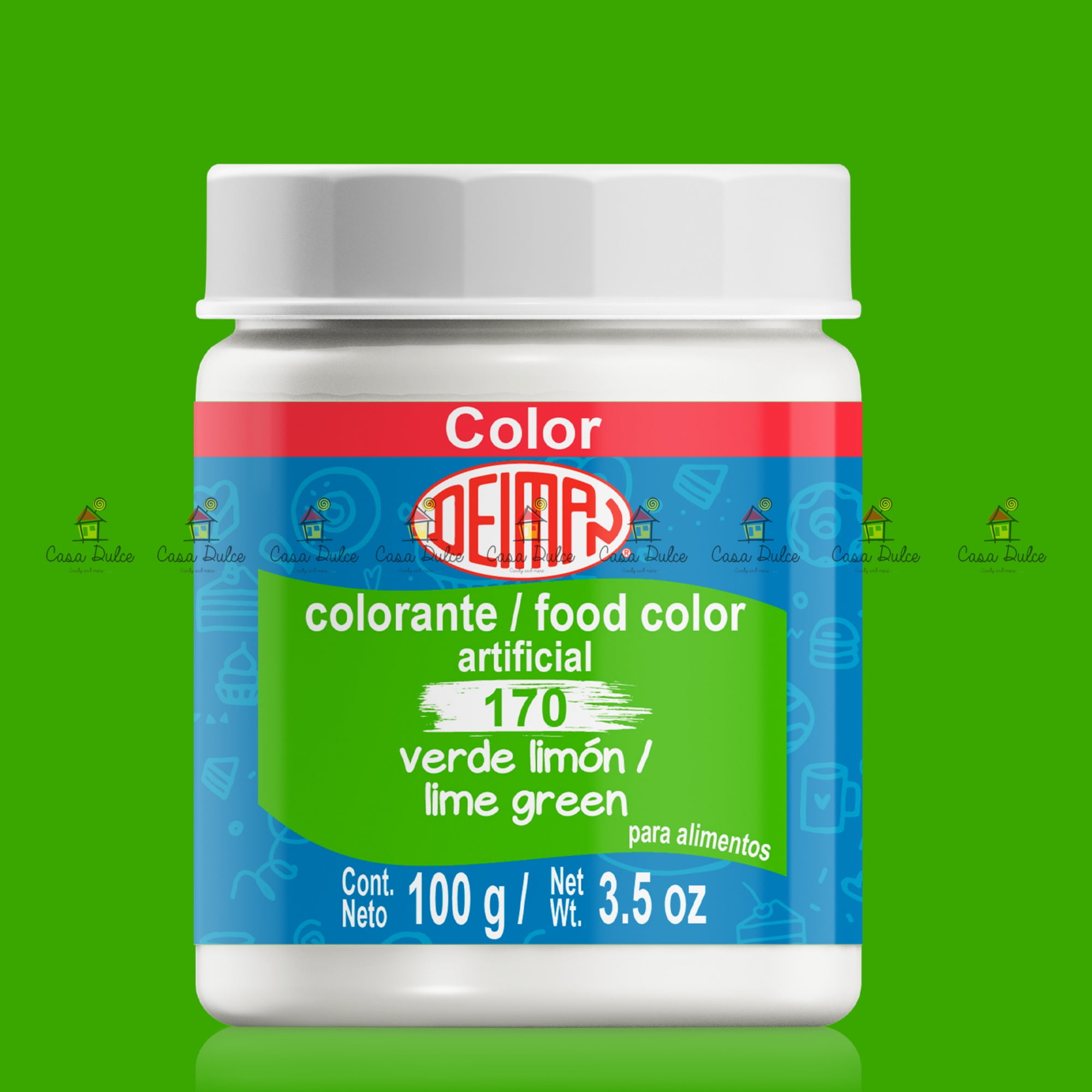 Deiman - Colorante Verde/lime (270) 6/1kg - Walmart.com