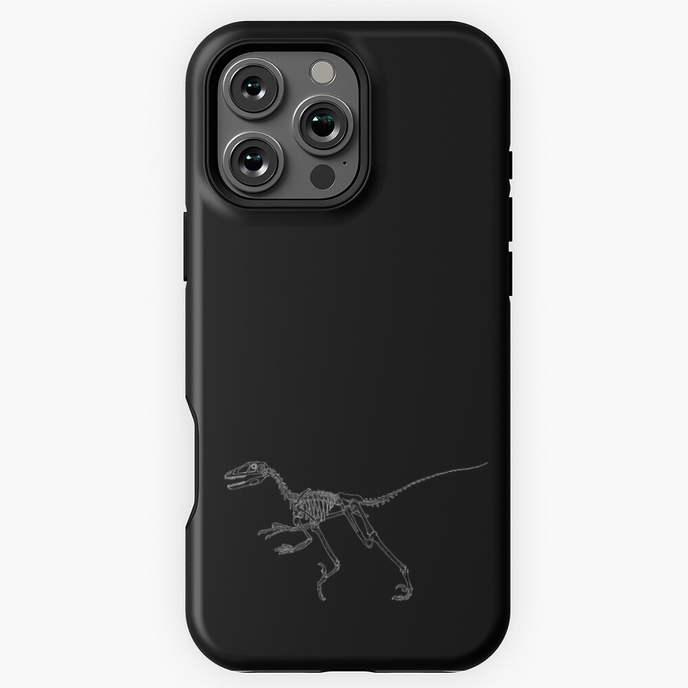 Deinonychus skeleton Phone Case for iPhone 16 15 14 13 12 11 Pro Max ...