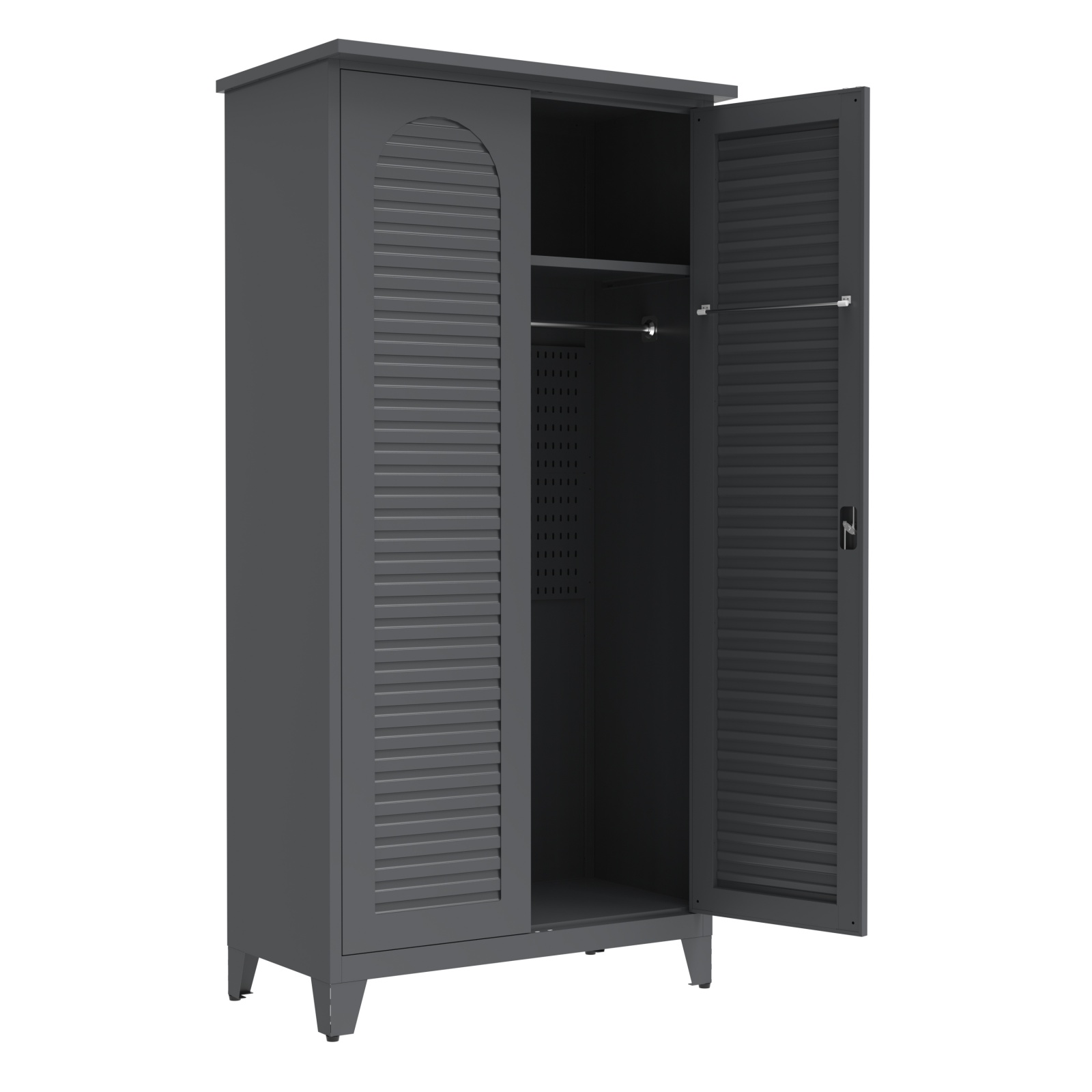 Deiokin 73" Tall Metal Tool Storage Cabinet, Heavy Duty Steel Garage ...