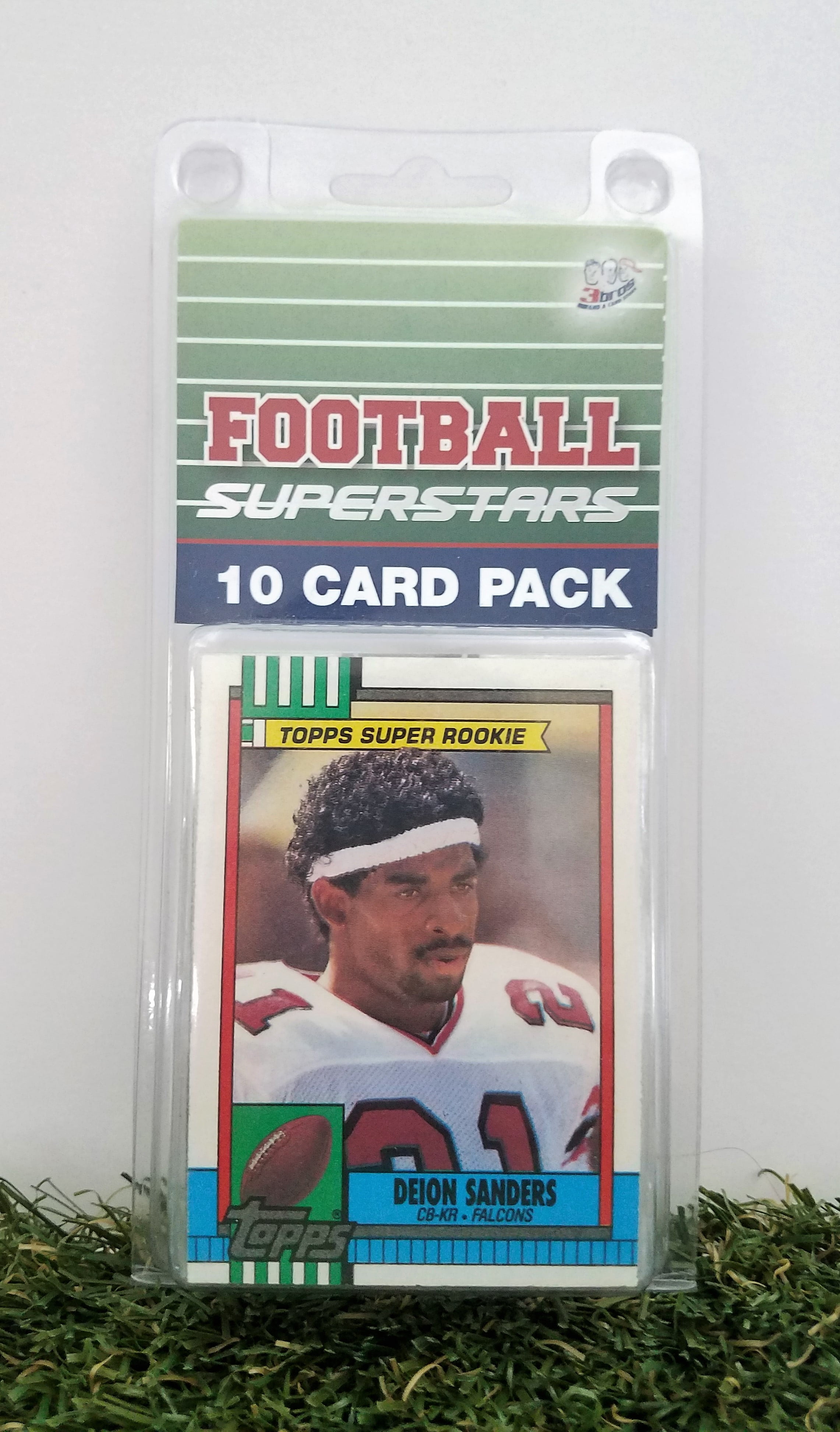 Deion Sanders- (10) Card Pack NFL Football Superstar Deion Sanders ...