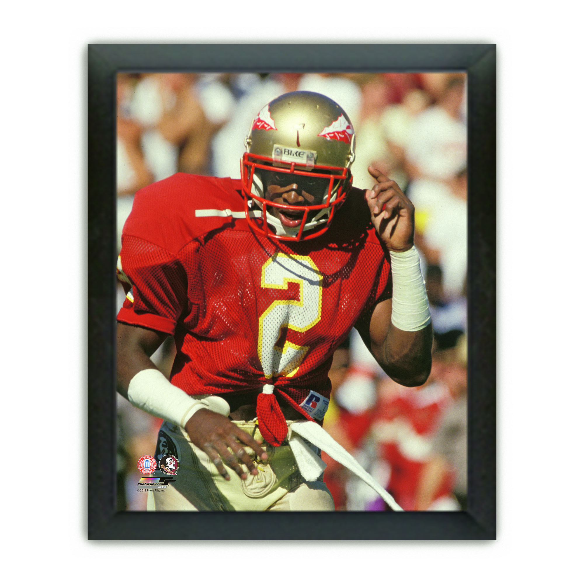 Deion Sanders Florida State Seminoles 1988 Action 13"x16" Framed Photo ...