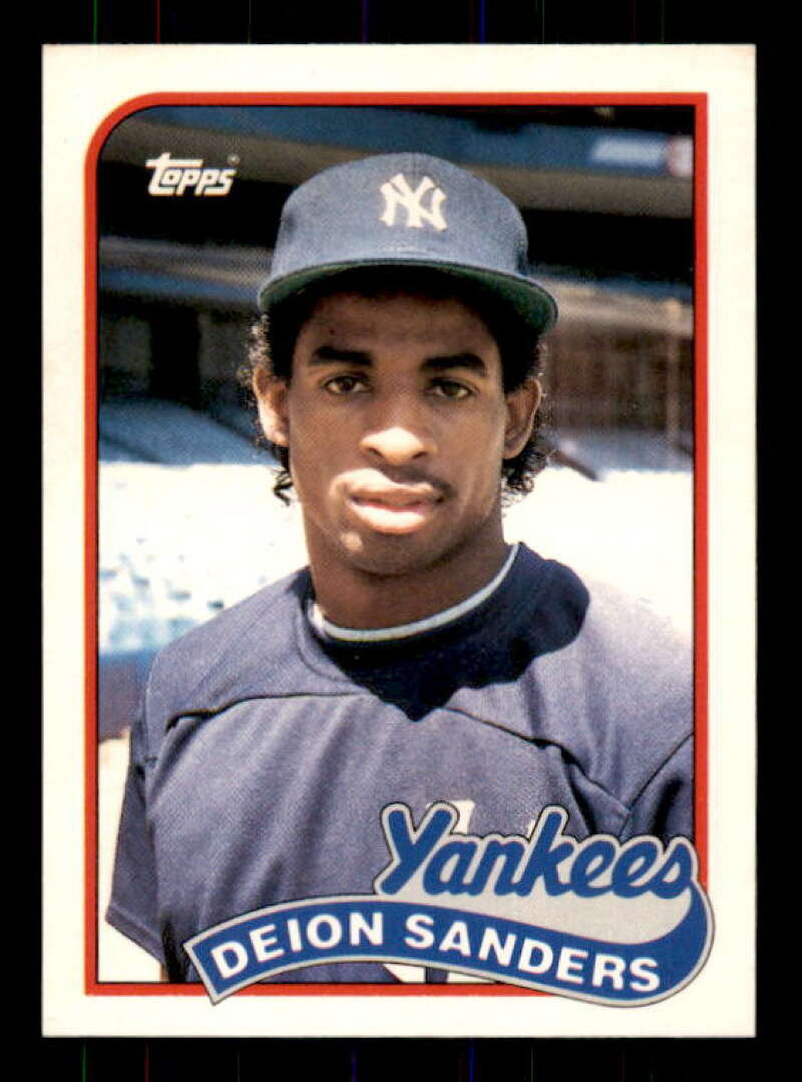 Deion Sanders Rookie Card Baseball 1989 Topps #110T - Walmart.com