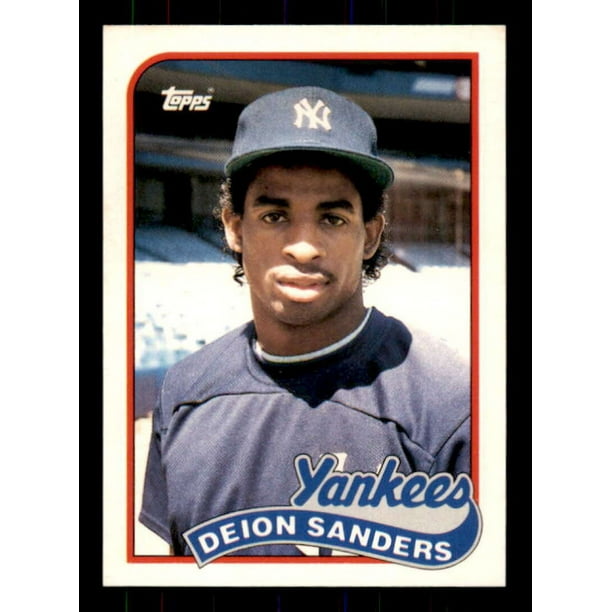 Deion Sanders Rookie Card Baseball 1989 Topps #110T - Walmart Business ...
