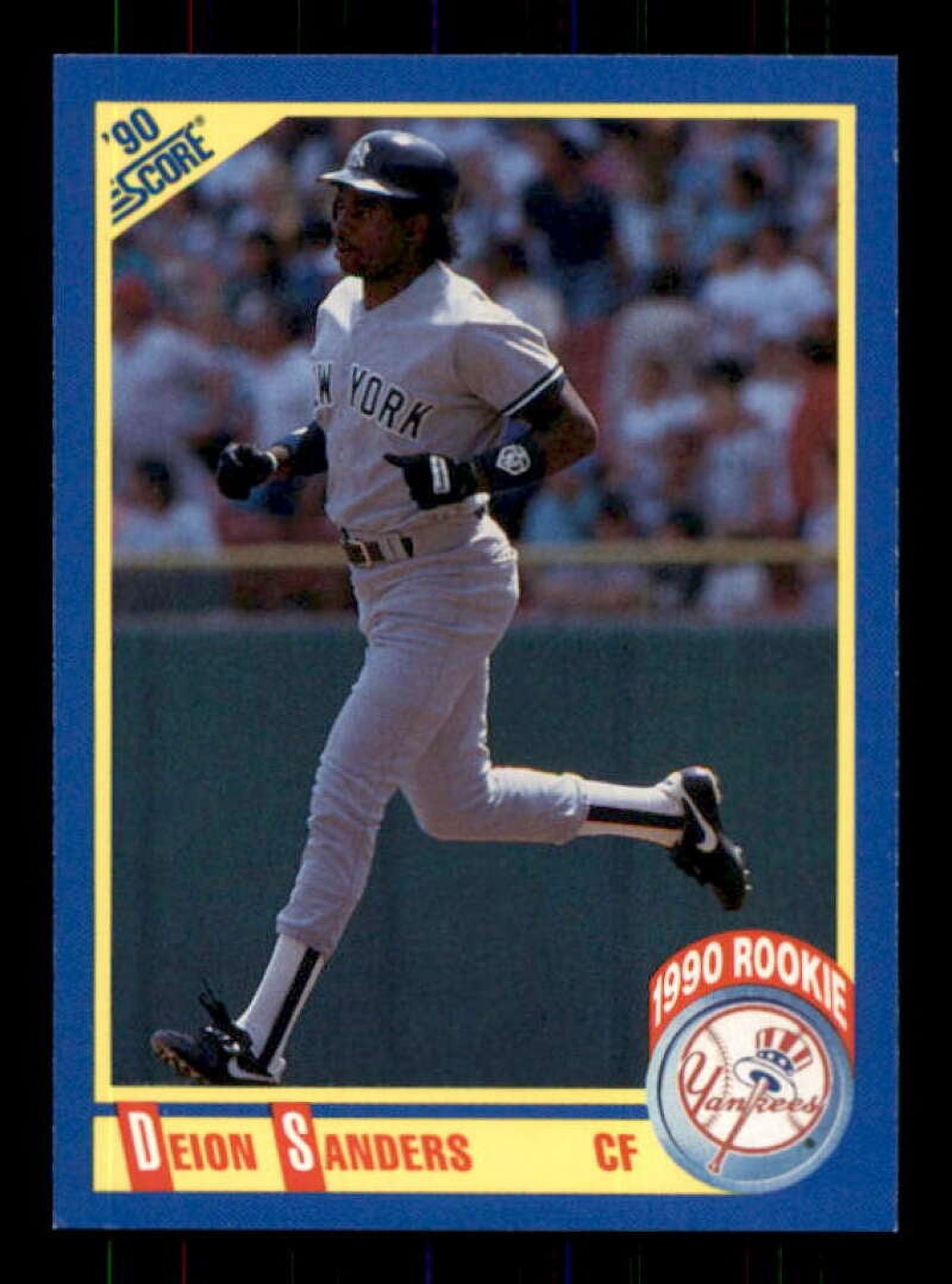 Deion Sanders Rookie Card Baseball 1990 Score #586 - Walmart.com