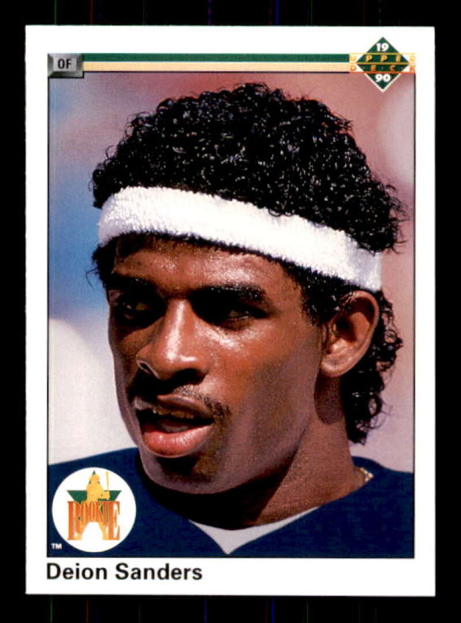 Deion Sanders Rookie Card Baseball 1990 Upper Deck #13 - Walmart.com