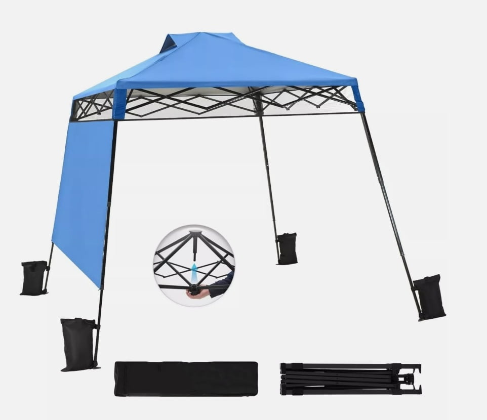Dejiavue Canopy Tent 8x8 ft One Person Set Up Pop Up Beach Tent ...