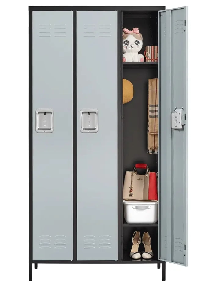 Dejiavue Metal Lockers for Employees - Storage Locker Cabinet Large ...