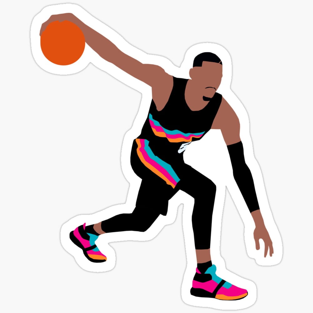 Dejounte Murray Fiesta Sticker Phone Decal Water Bottle Stickers Car ...