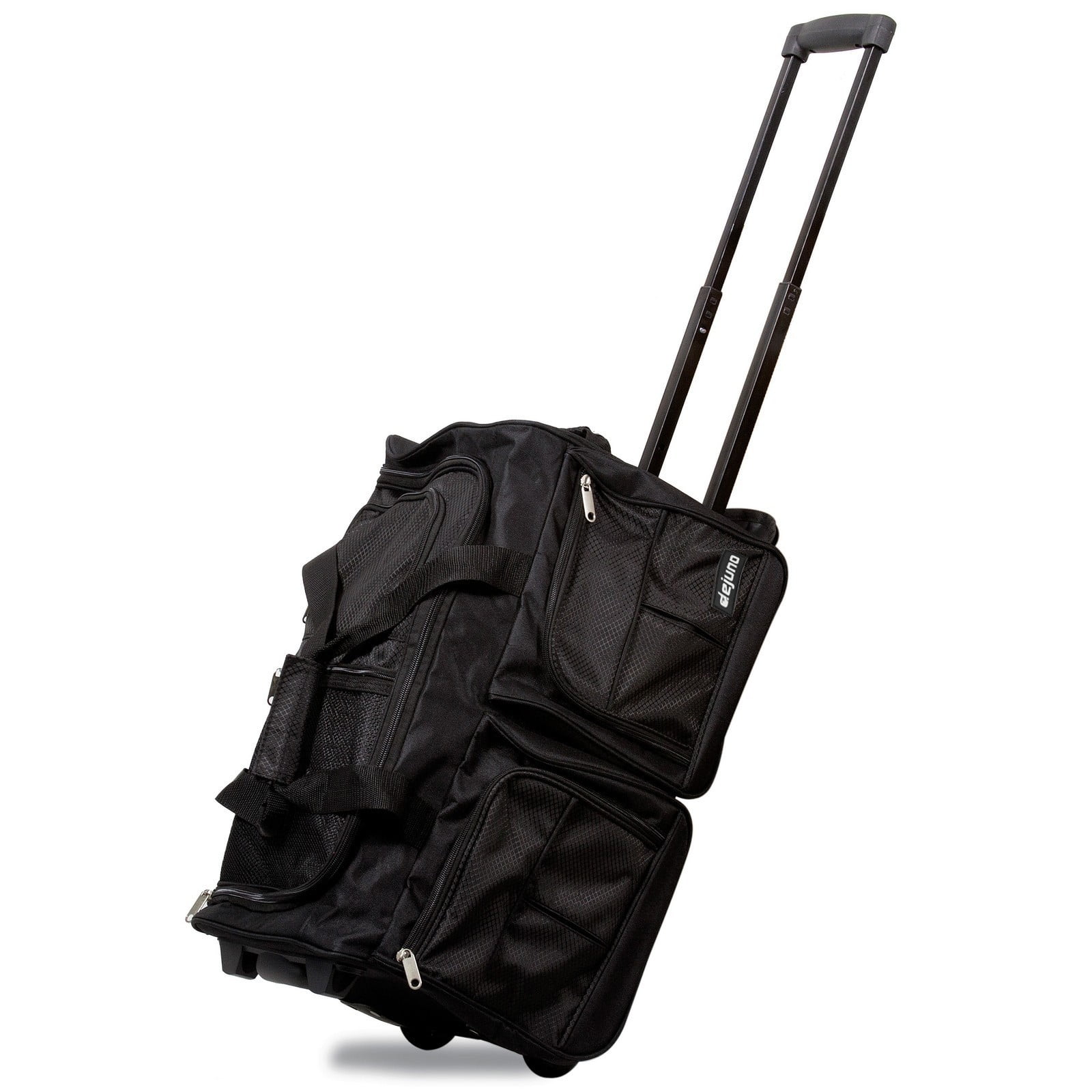 Free Shipping! Dejuno 20-Inch Carry-On Rolling Duffle Bag - Black ...