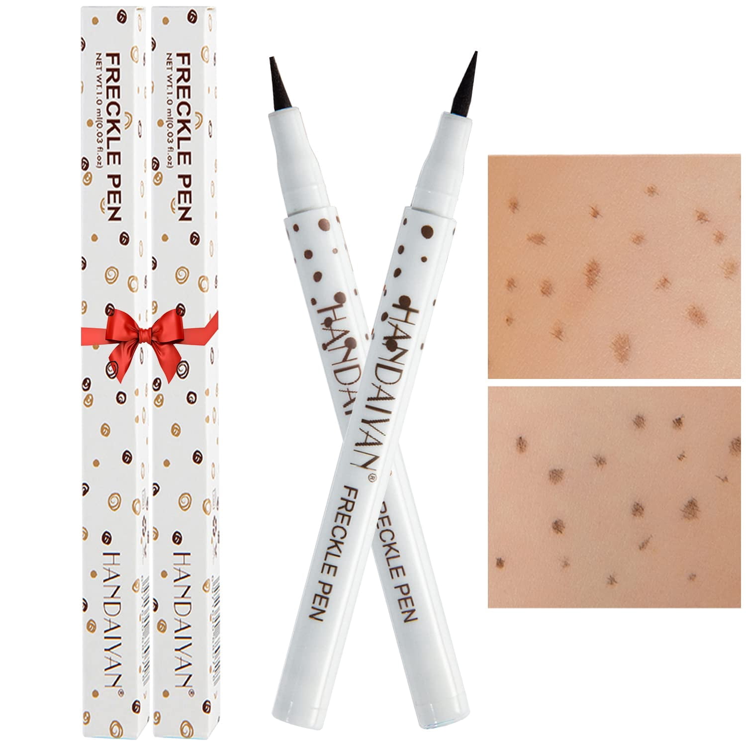 DekRion Freckles Pen, 2 OIF8 Color Natural Freckles Makeup Waterproof ...