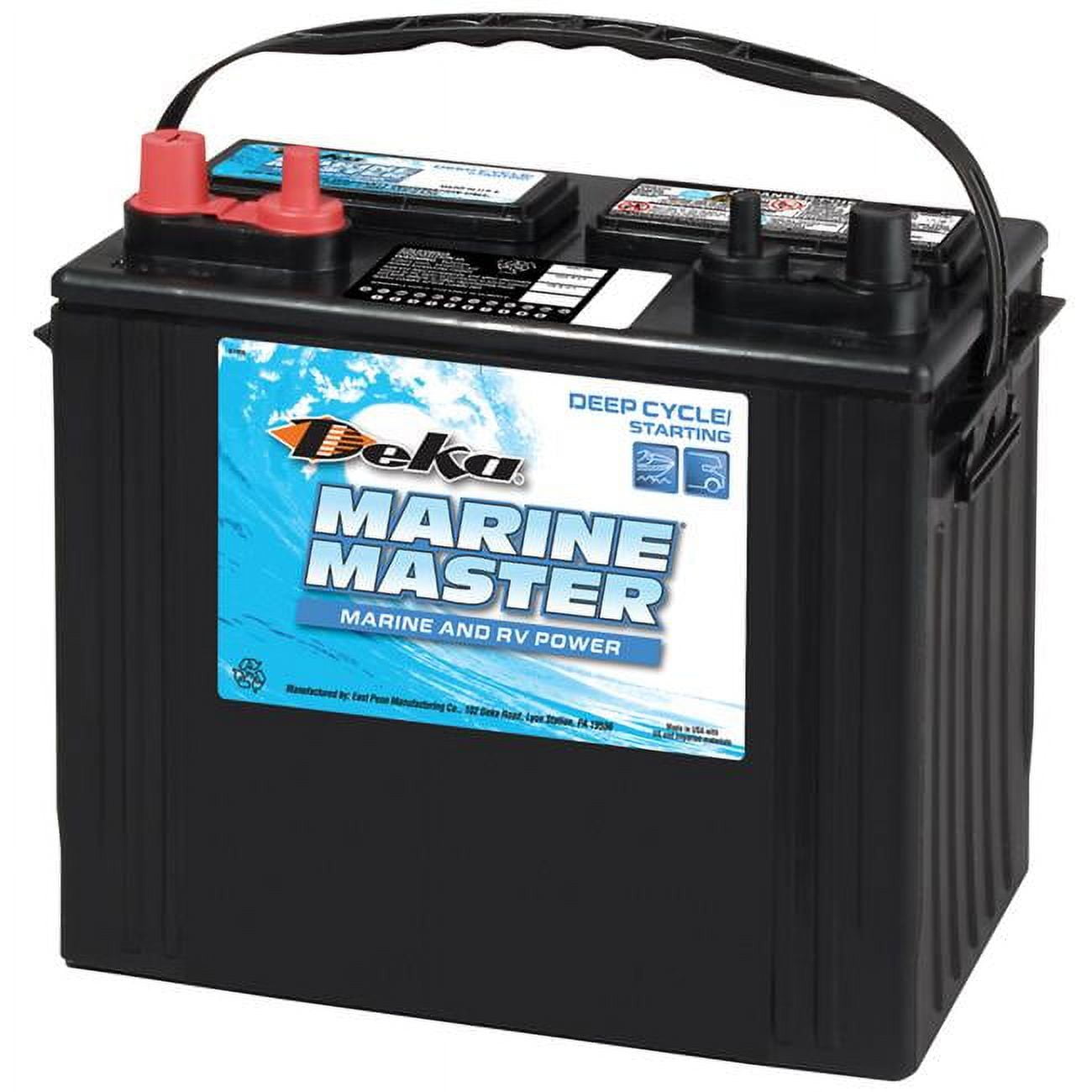 Deka Marine Master 12V 550 CCA Deep Cycle & Starting Battery - Dual ...