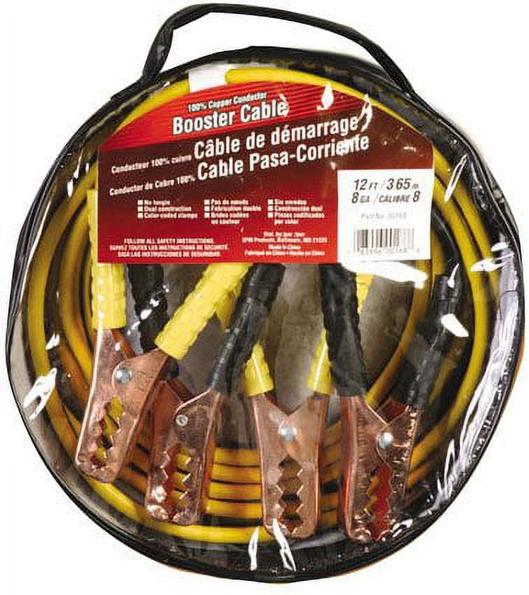 Deka Medium Service Jumper Cables (12', 8-Gauge) - Walmart.com