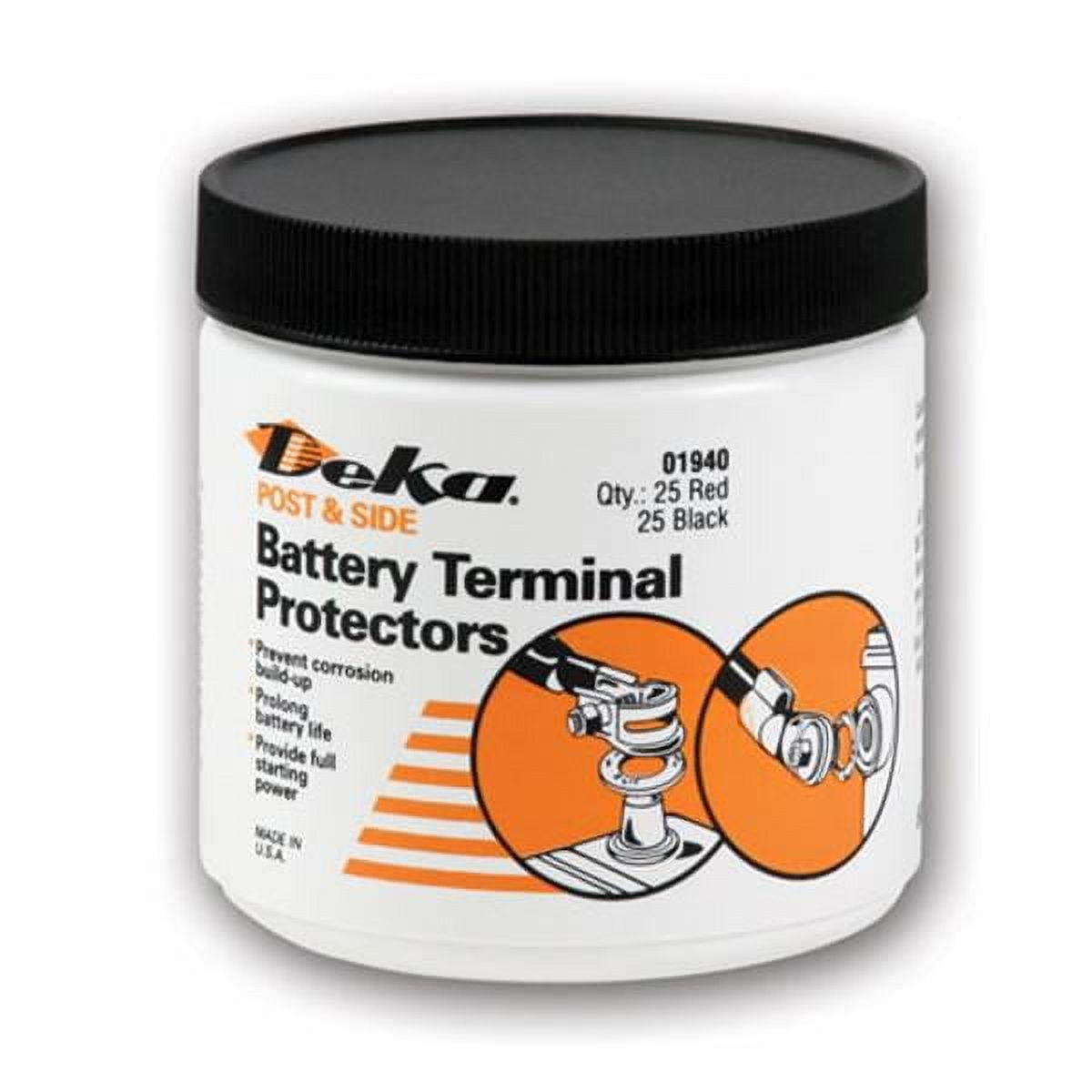 Deka Post and Side Terminal Protectors - Walmart.com