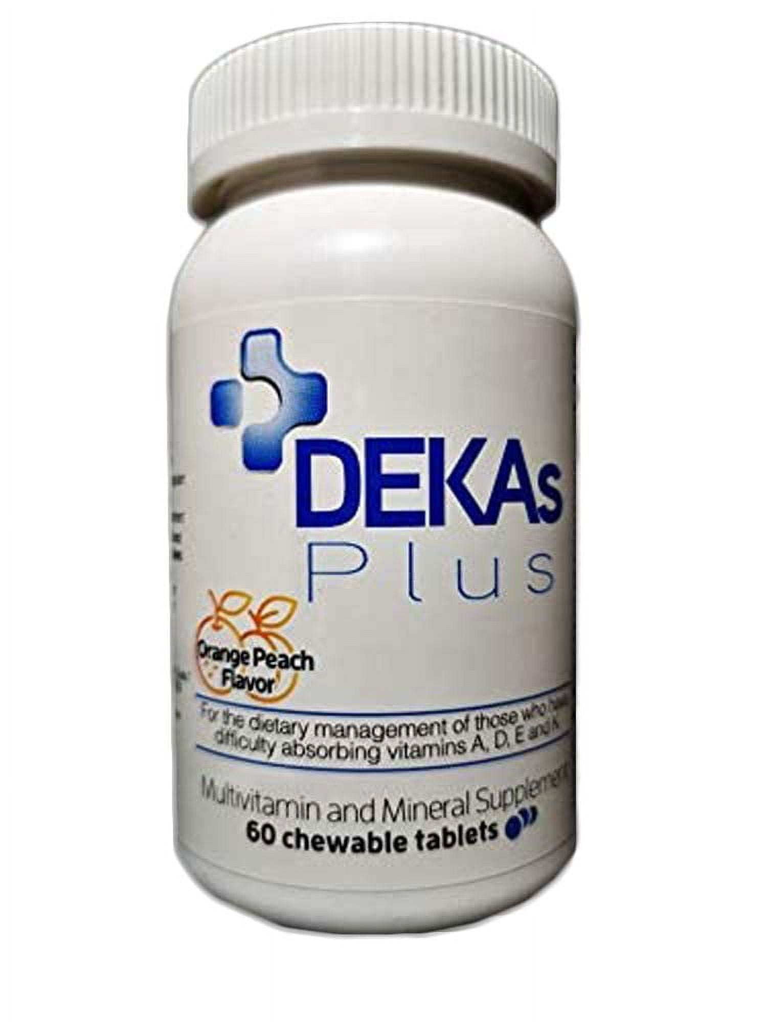 Dekas Plus Multivitamin Supplement Chewables, 60 Count - Walmart.com