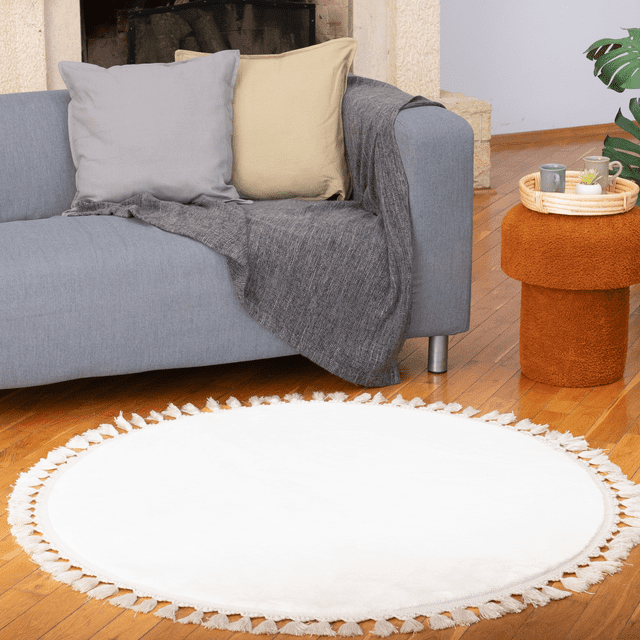 Dekorist Machine Washable Fluffy Rug, Bedroom Rug, Soft and Cozy Area ...