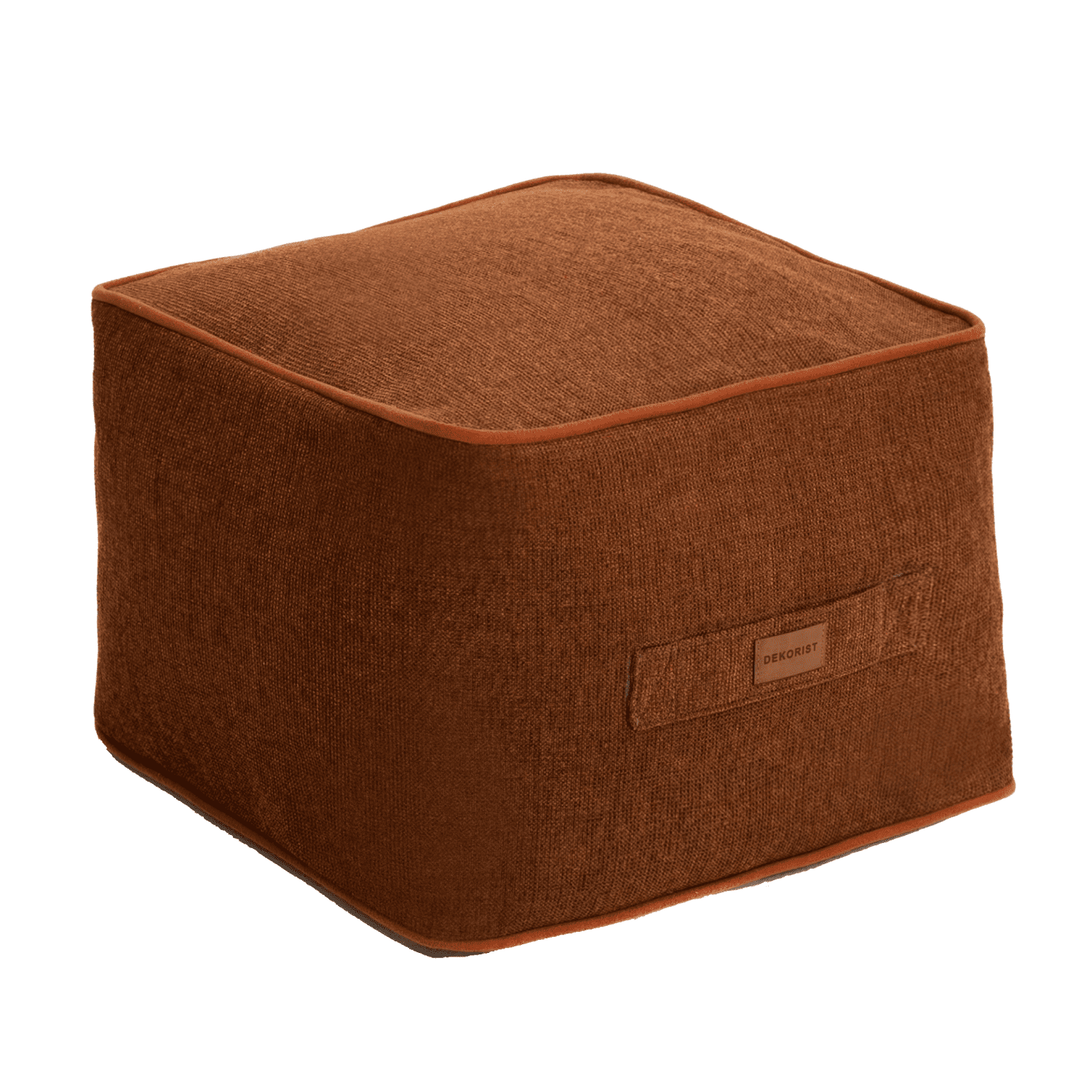 Dekorist Ottoman Pouffe, Comfortable Cube Footstool, Soft Velvet Bean ...
