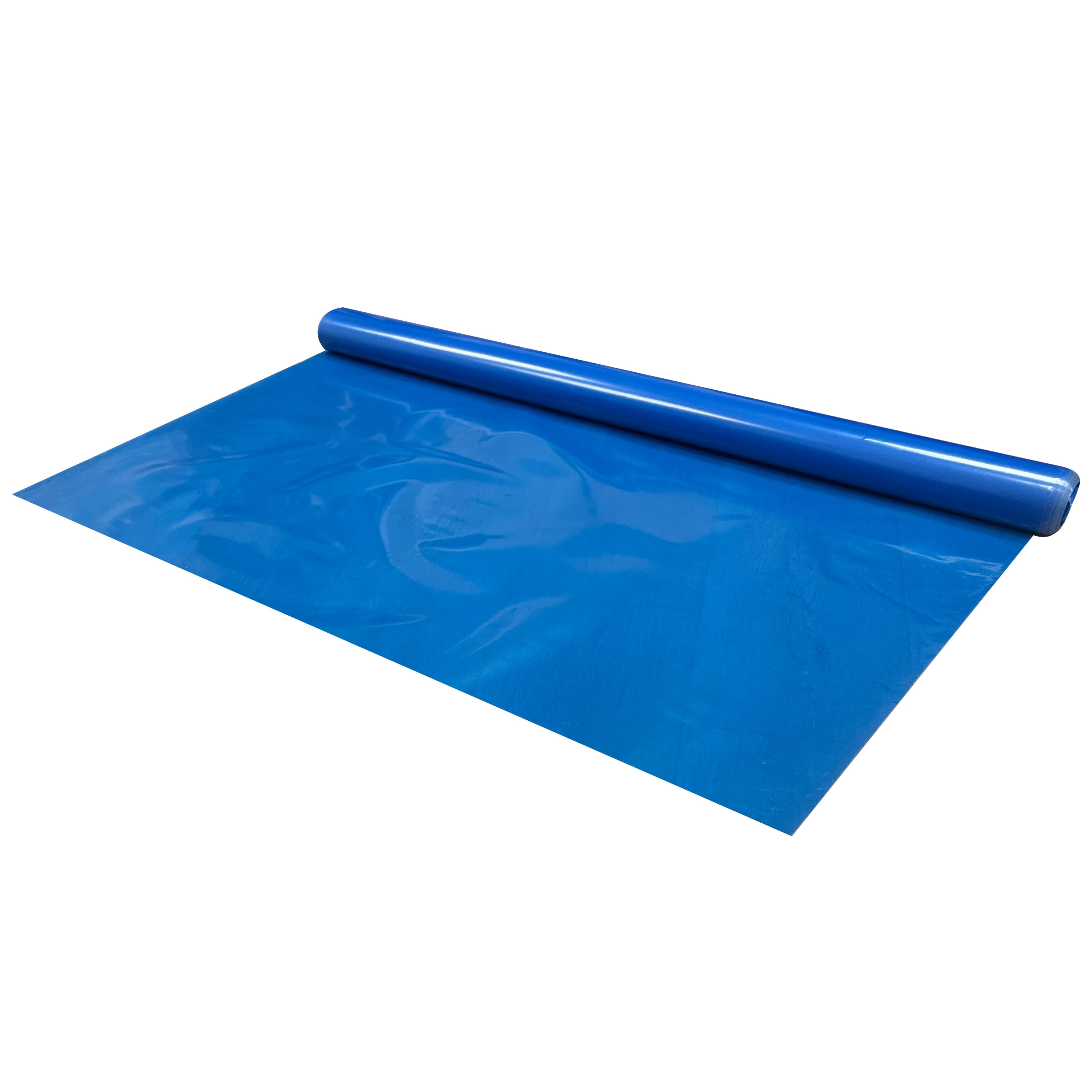 Dekorman 100 sq. ft. 6mil Blue Polyethylene Moisture Barrier and Vapor ...