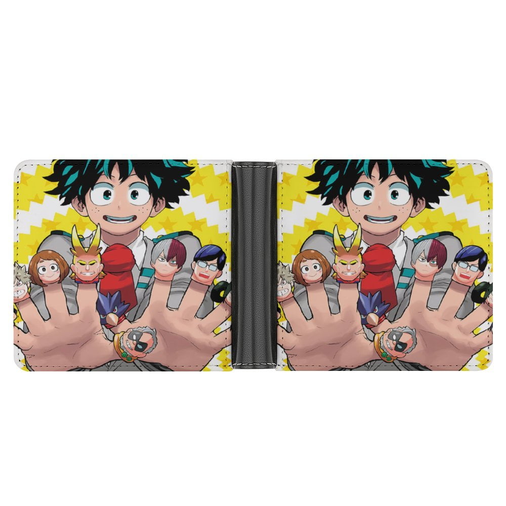 Deku Boku No Hero PU Leather Bifold Wallet Money Organizers Gift With ...