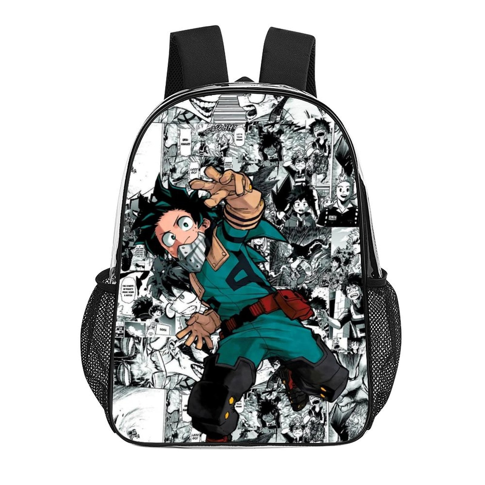 Deku My Hero Academia Izuku Clear Backpack Transparent Bag 17 Inch ...