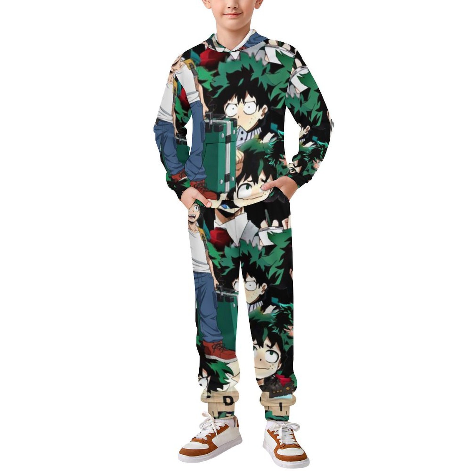 Deku Izuku My Hero Academia Kid's Sweatshirt Sweatpant Set 2 Pcs ...