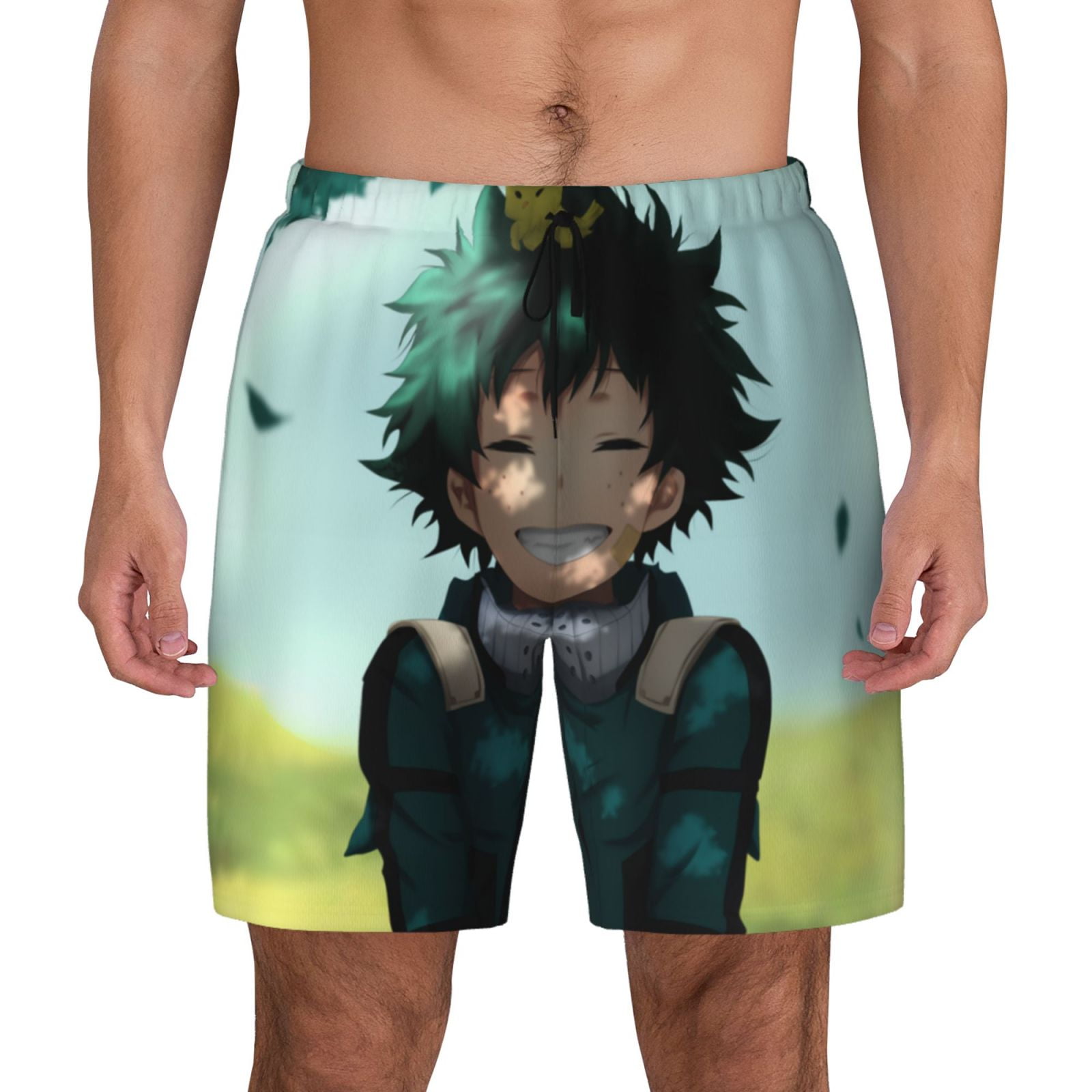 Deku Izuku My Hero Academia Men's Board Shorts Swim Trunks Quick Dry ...
