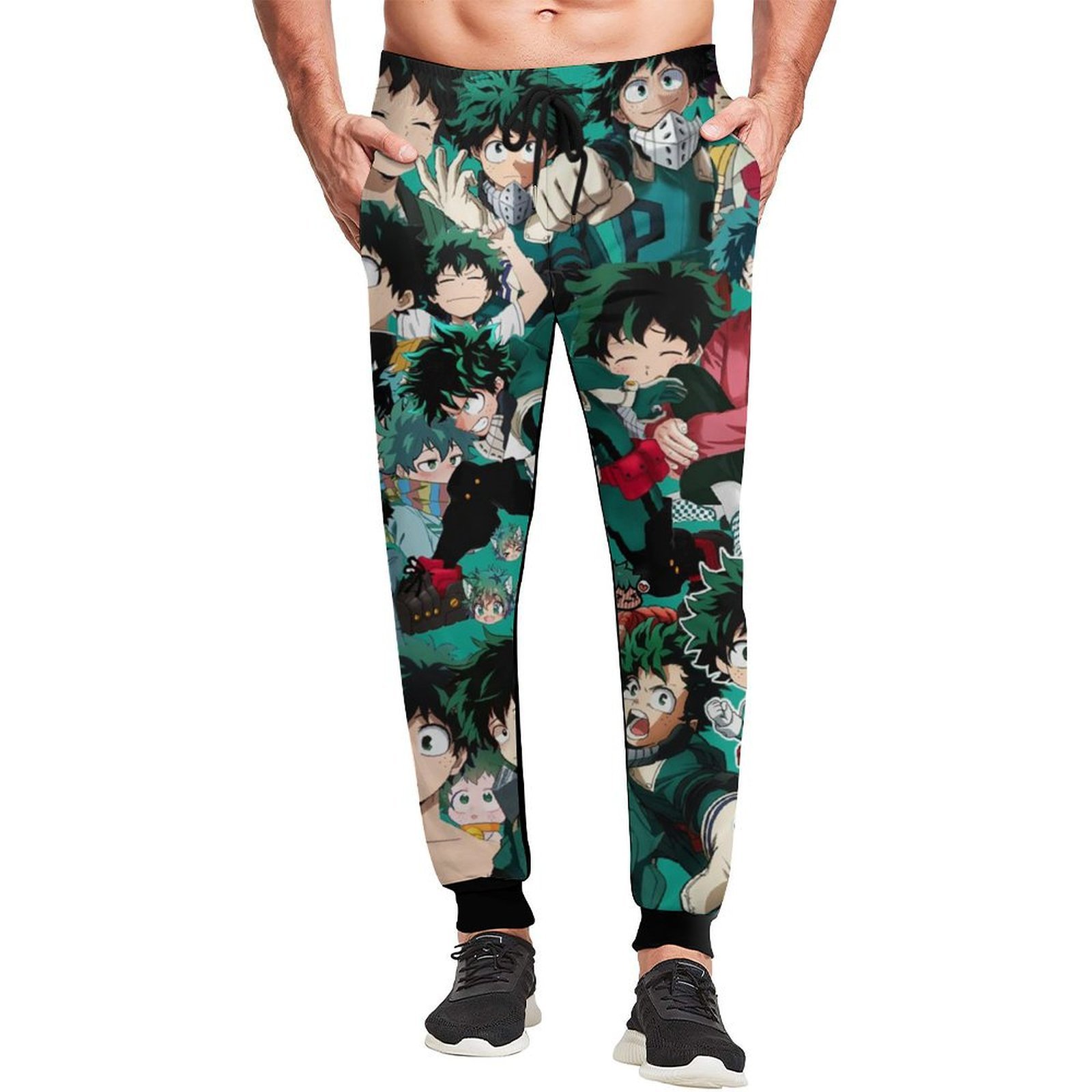 Deku Izuku Midoriya My Hero Academia Men's Sweatpants 3D Printing ...