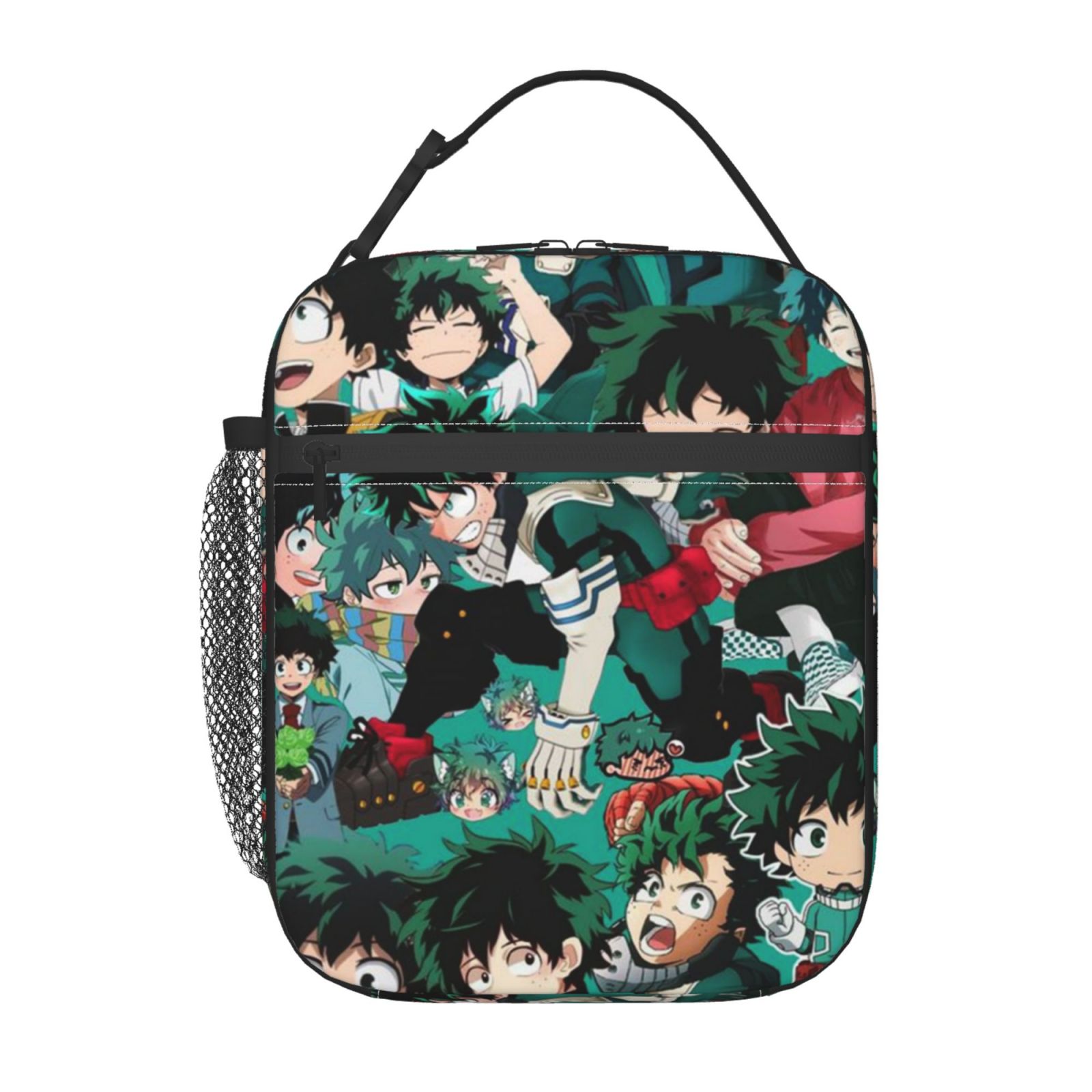 Deku Izuku Midoriya My Hero Academia Lunch Bag Portable Insulated Tote ...