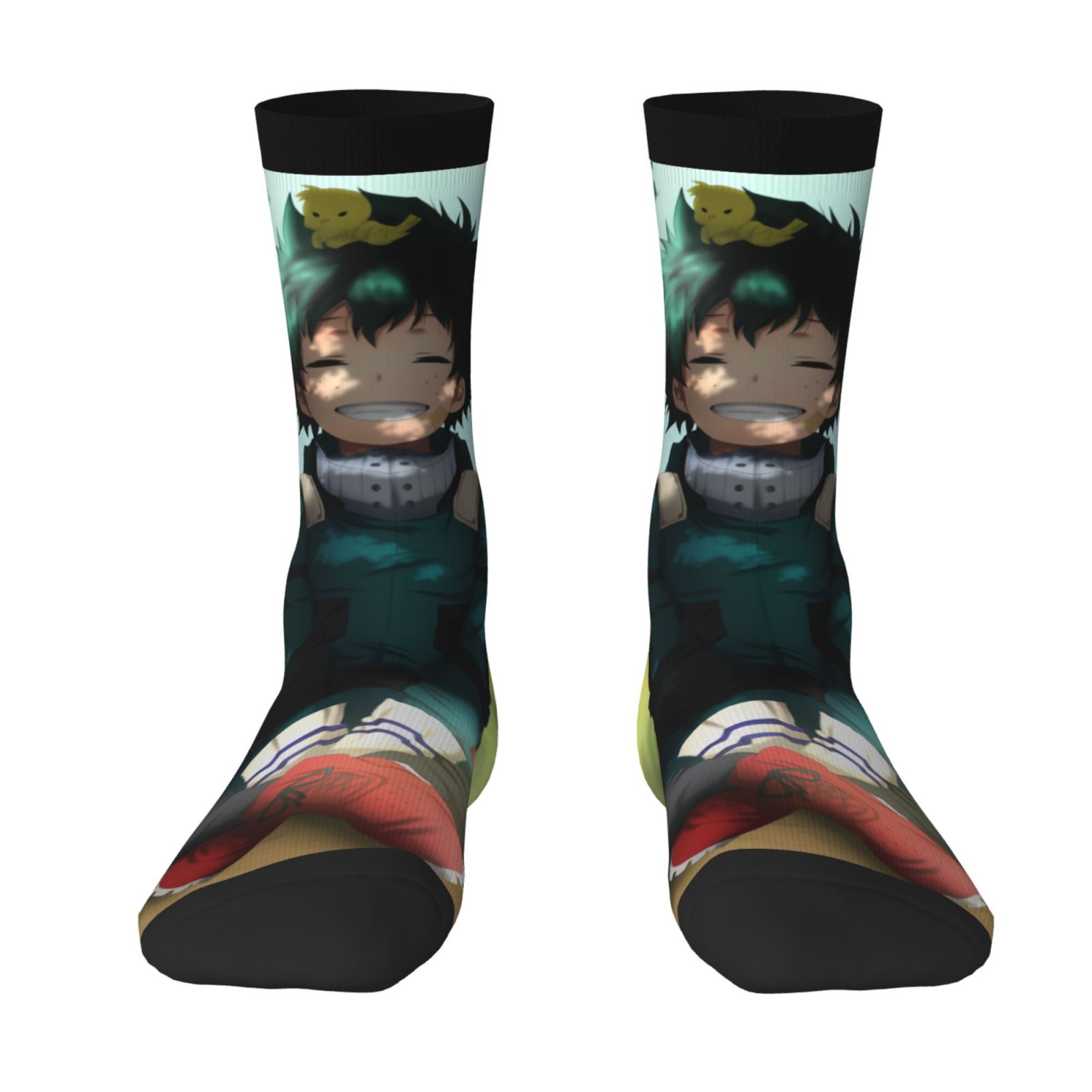Deku Izuku My Hero Academia Adult Socks Breathable Cozy Soft Crew Socks ...