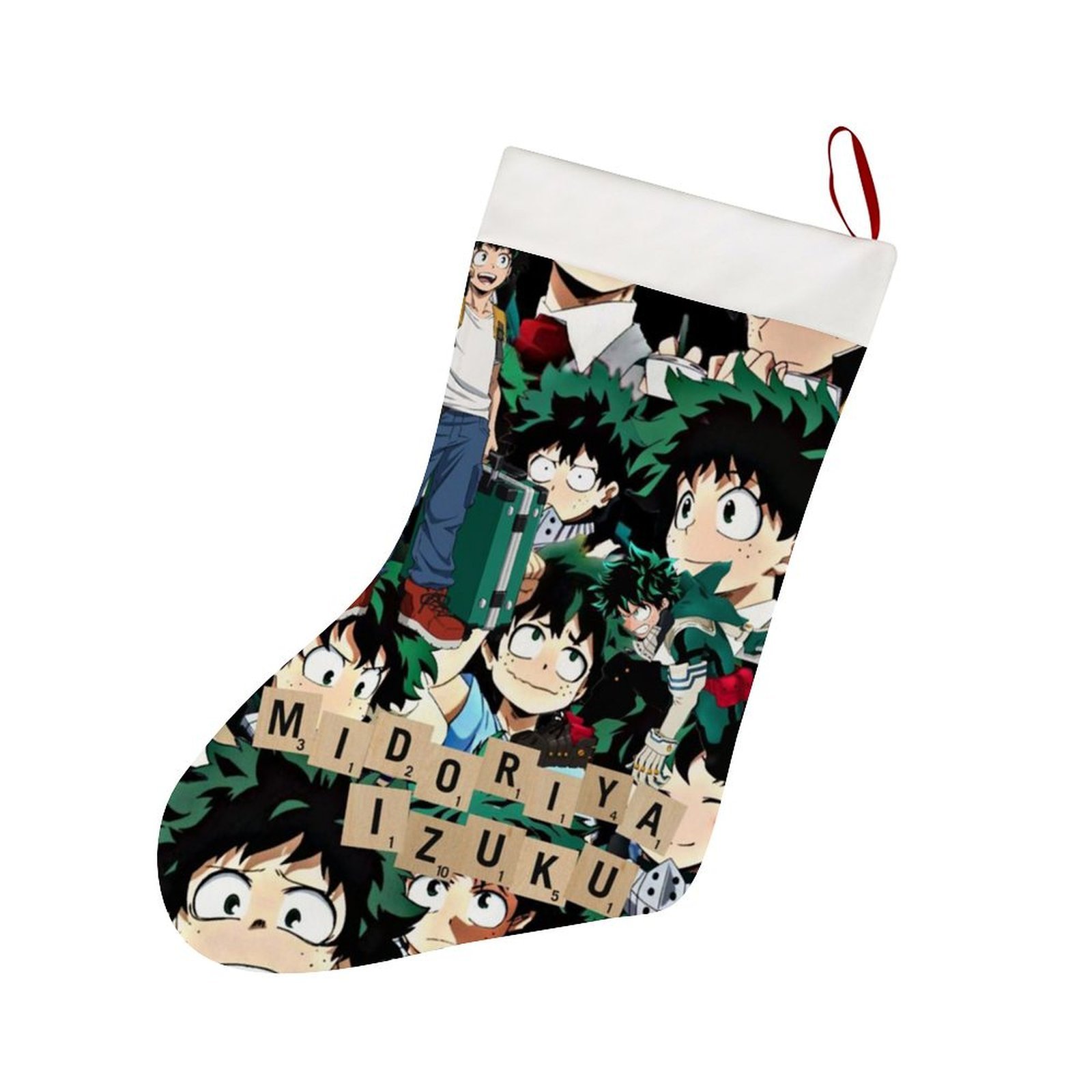 Deku Izuku My Hero Academia Christmas Stockings Decoration Fireplace ...
