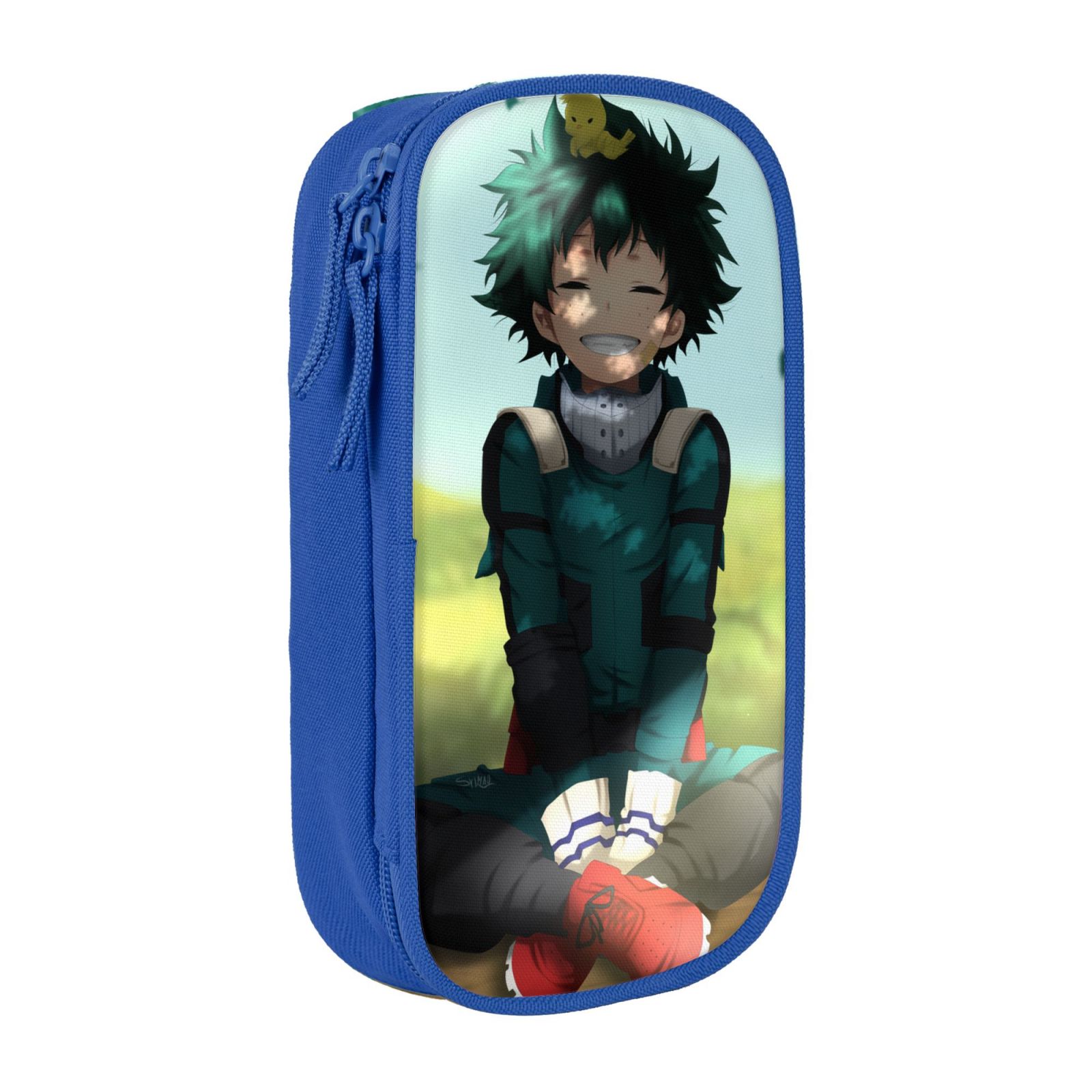 Deku Izuku My Hero Academia Pencilcase Large Capacity Pencase Double ...
