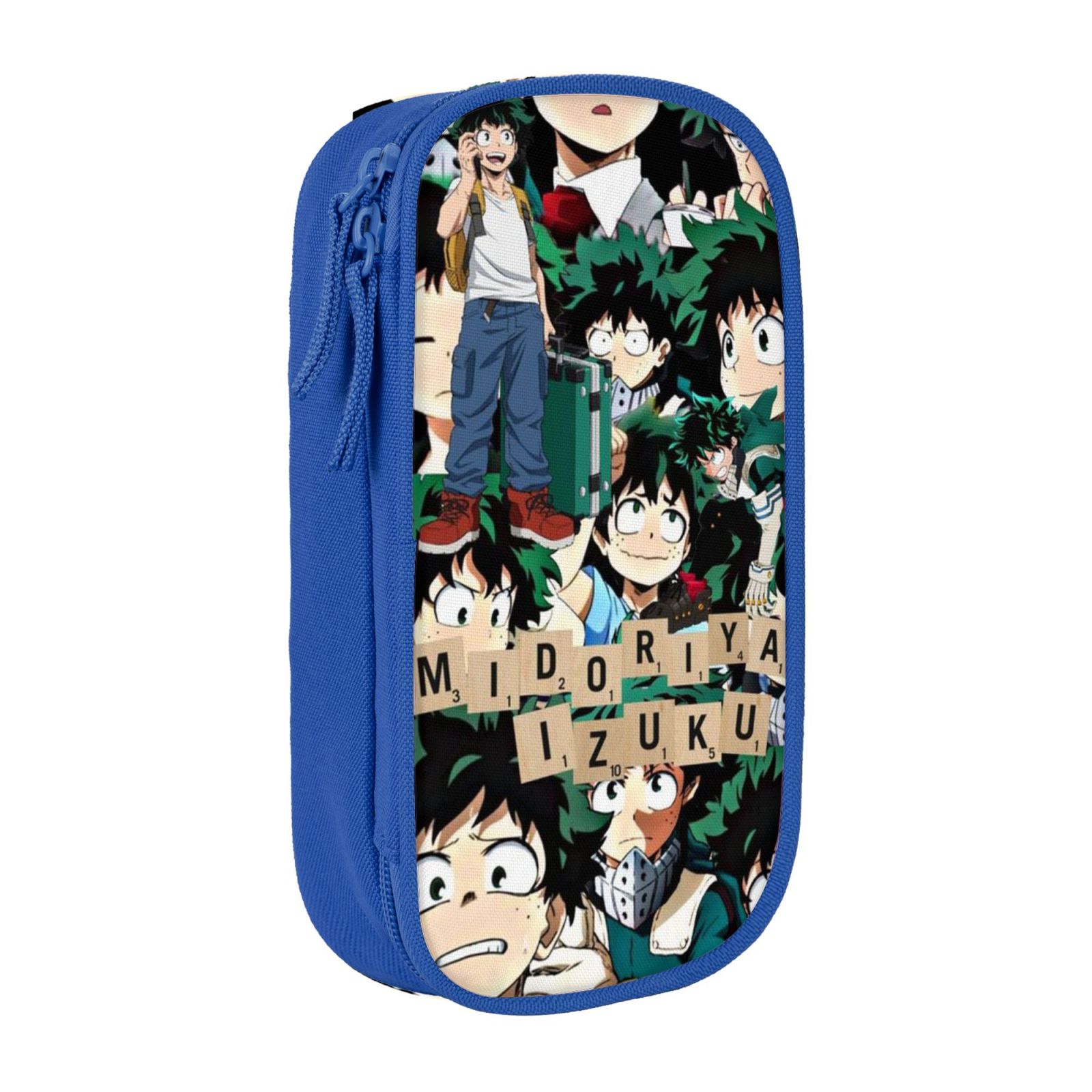 Deku Izuku My Hero Academia Pencilcase Large Capacity Pencase Double ...