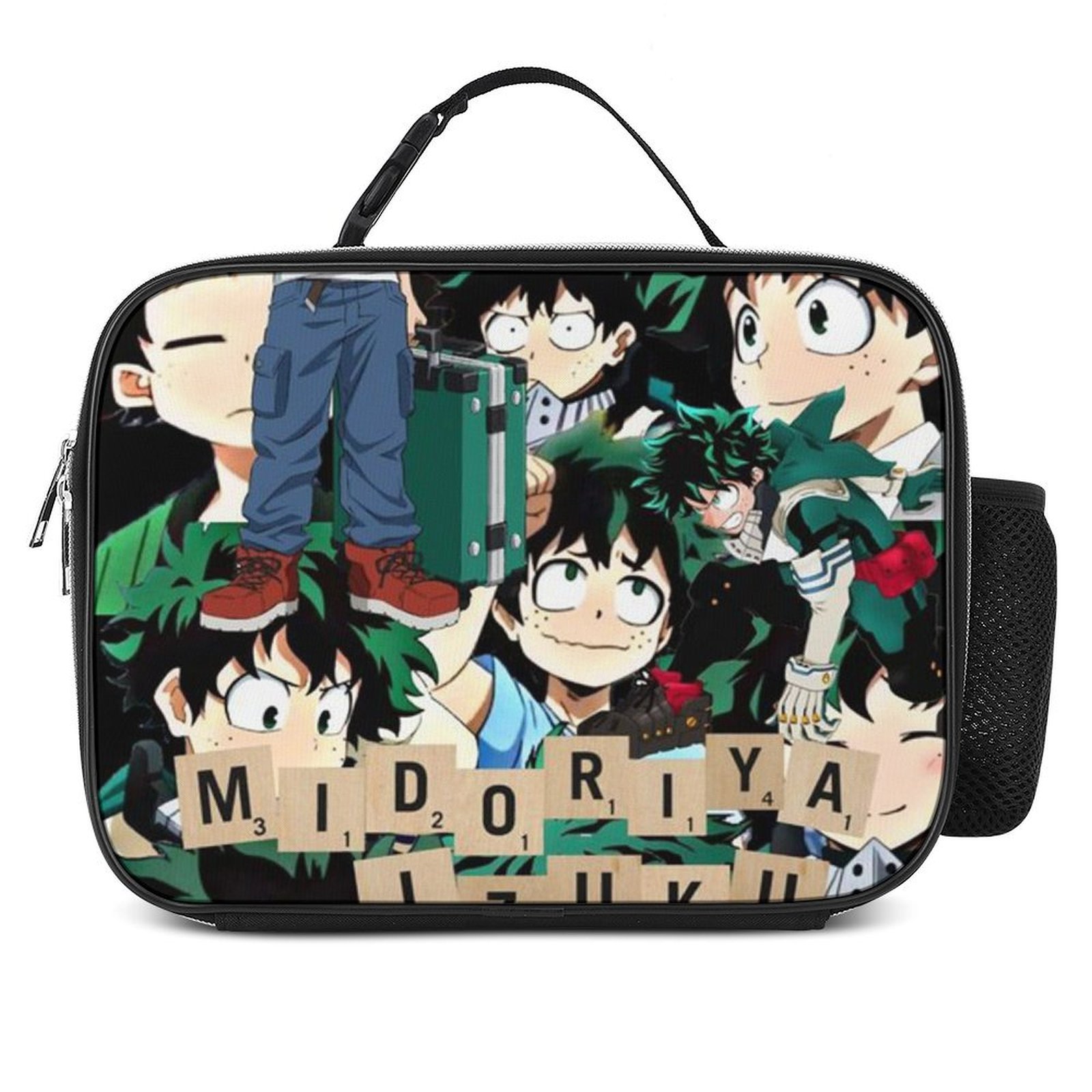 Deku Izuku My Hero Academia Portable Insulated Lunch Bag Lunch Box ...