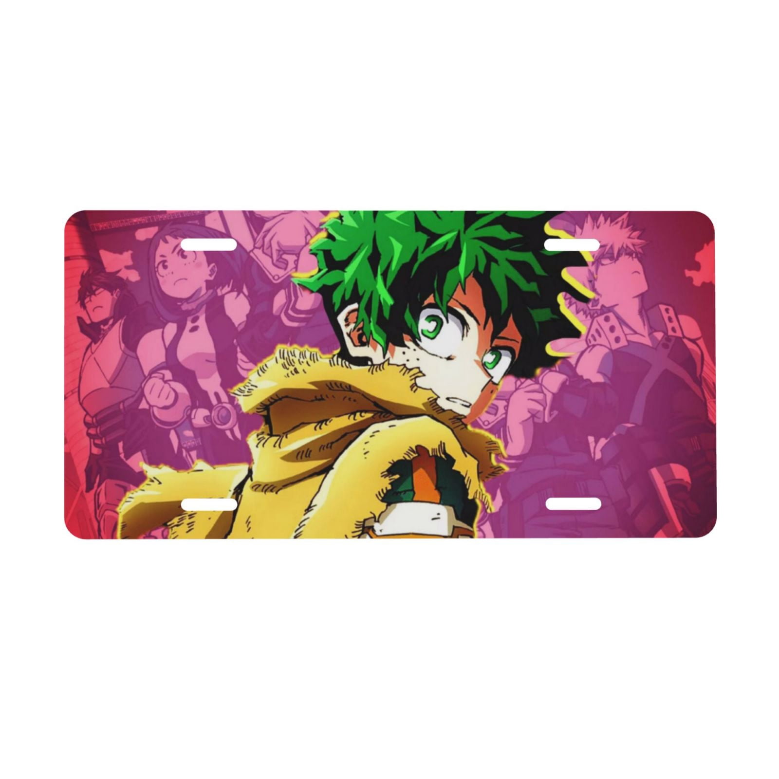 Deku Mha You Are Next License Plate Cover Aluminum Novelty Vanity Tag ...