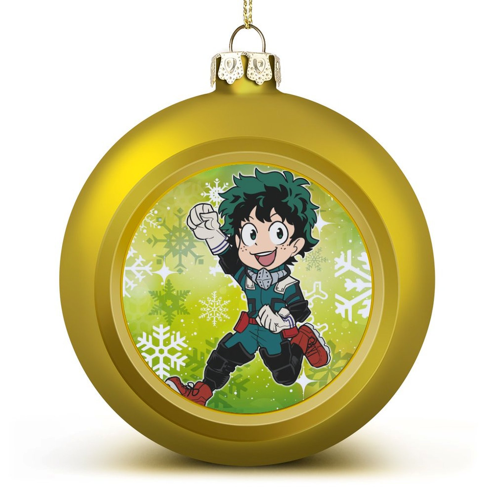 Deku My Hero Academia Christmas Balls Sparkling Christmas Tree Hanging ...