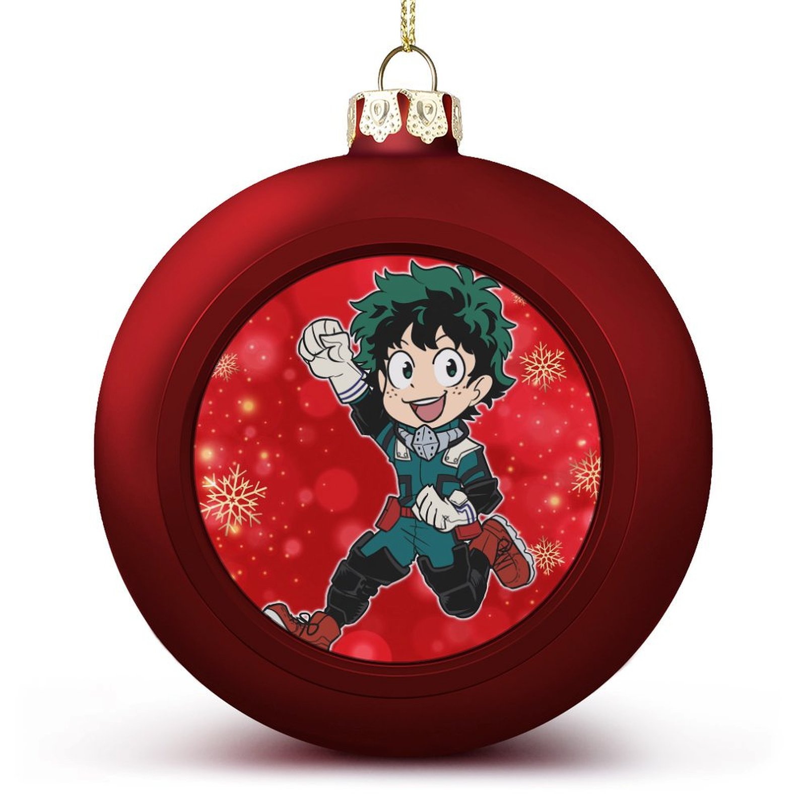 Deku My Hero Academia Christmas Balls Sparkling Christmas Tree Hanging ...