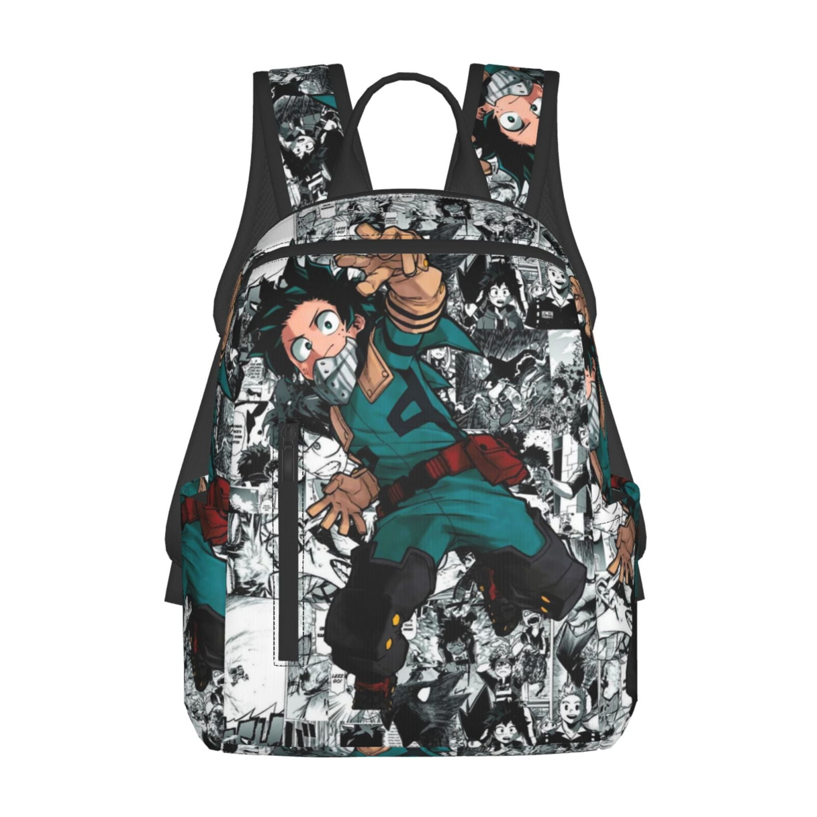 Deku My Hero Academia Izuku Backpack School Bag Bookbag Satchel ...