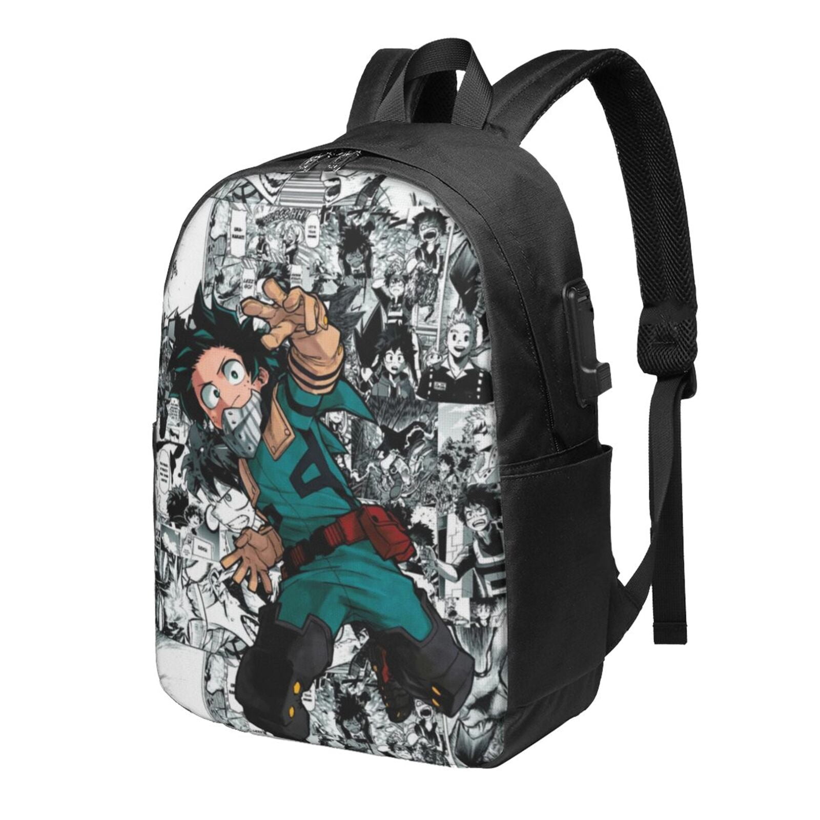 Deku My Hero Academia Izuku Laptop Backpack Daypack School Student ...