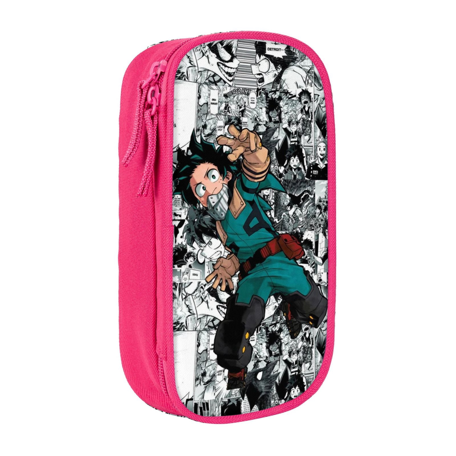 Deku My Hero Academia Izuku Pencilcase Large Capacity Pencase Double ...