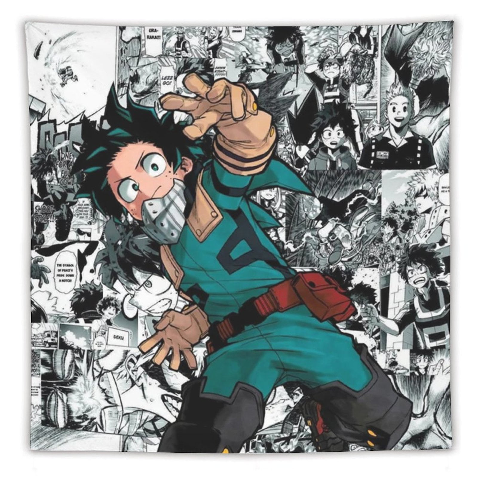 Deku My Hero Academia Izuku Tapestry Luxury Wall Hanging Tapestries ...
