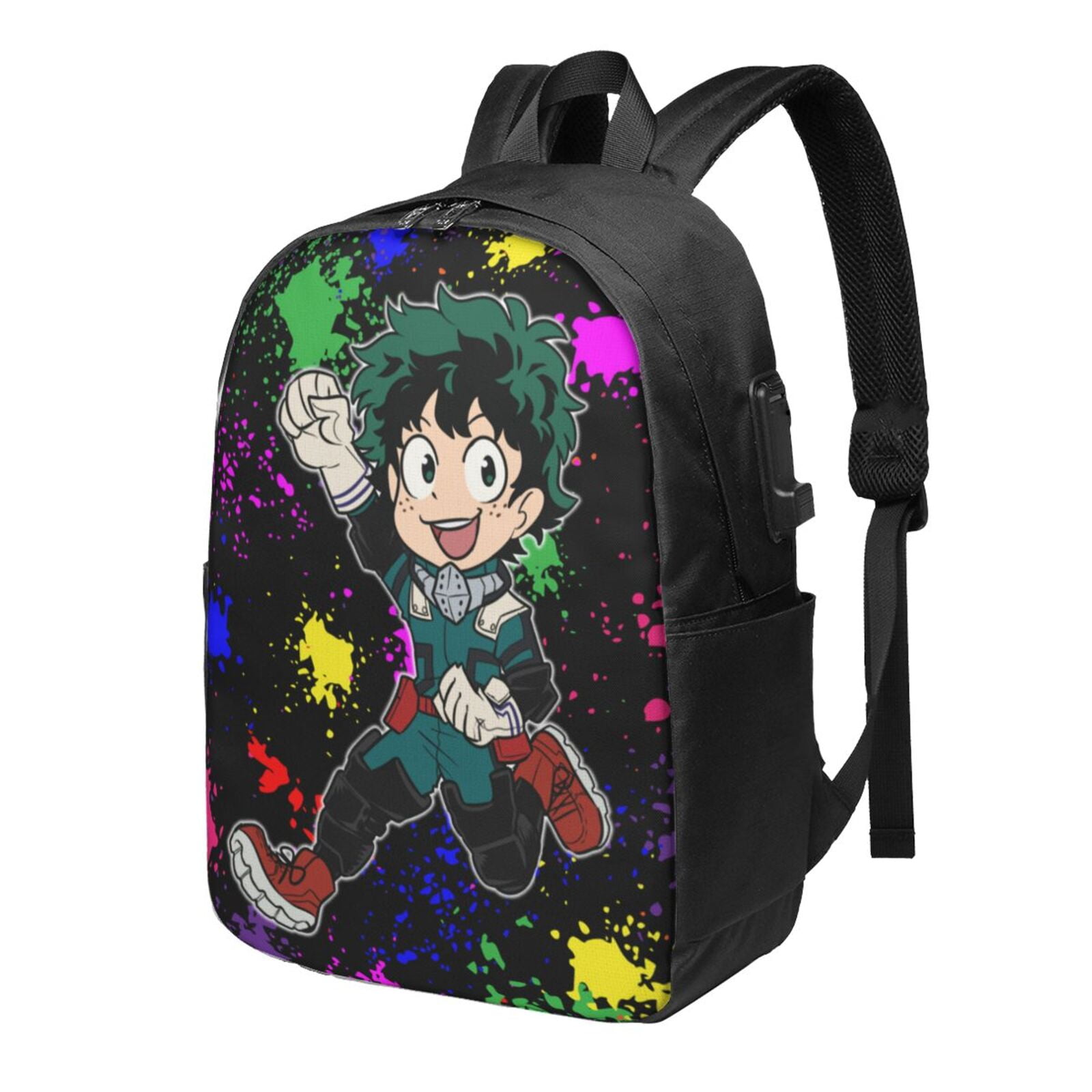 Deku My Hero Academia Laptop Backpack Daypack School Student Bookbag ...